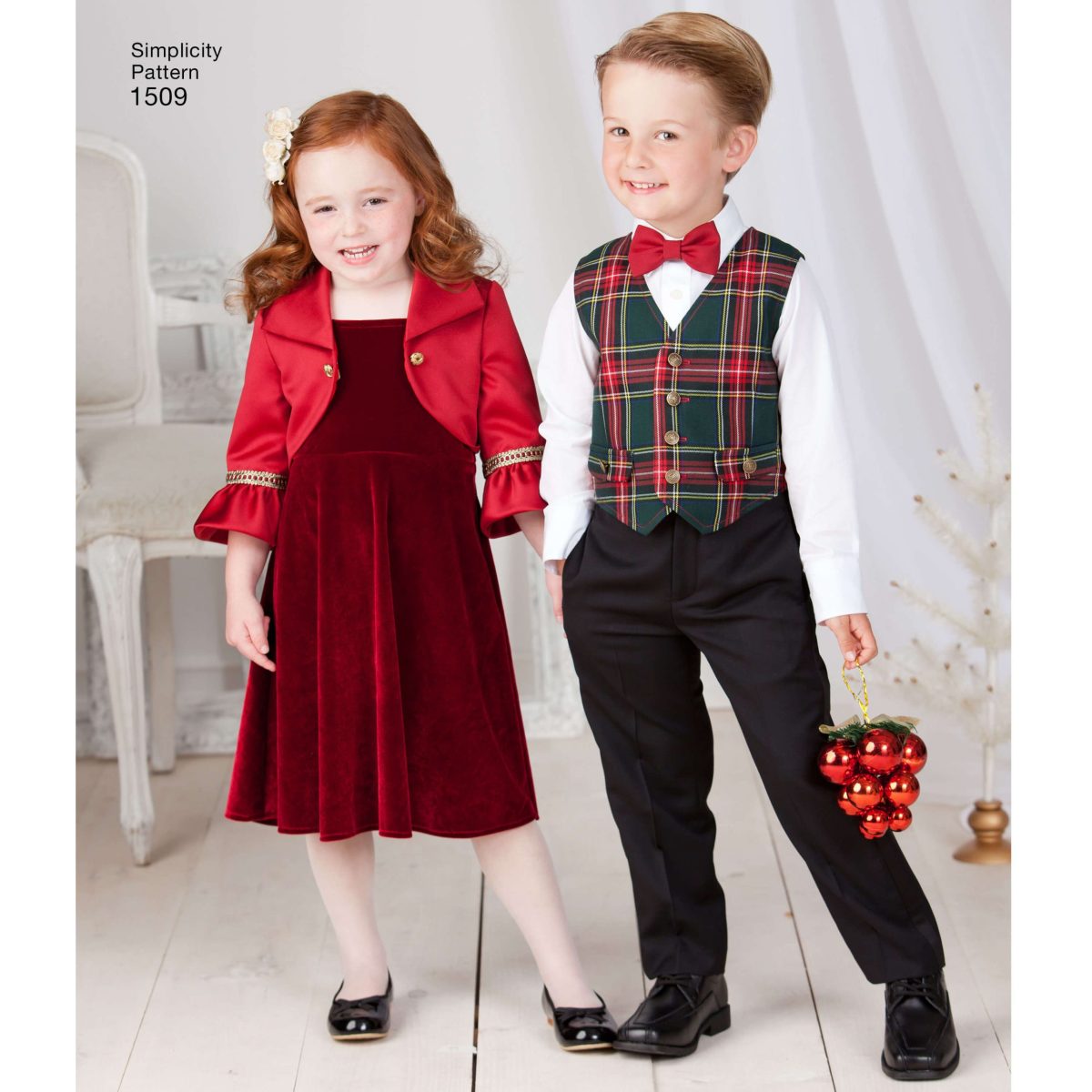 Simplicity Sewing Pattern 1509 Child’s Vest, Bolero and Bow Tie ...