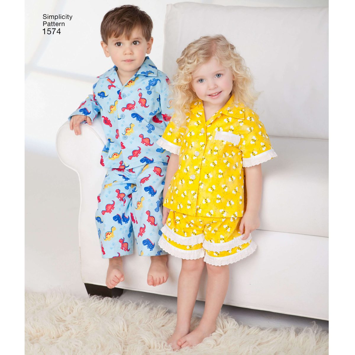 Simplicity Sewing Pattern 1574 Toddlers’ Loungewear - Sewdirect Australia