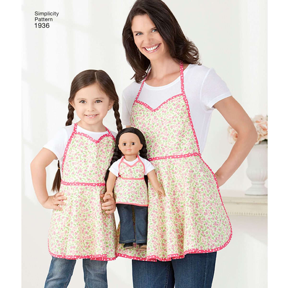 Simplicity Sewing Pattern 1936 Child’s & Women’s Aprons - Sewdirect Australia