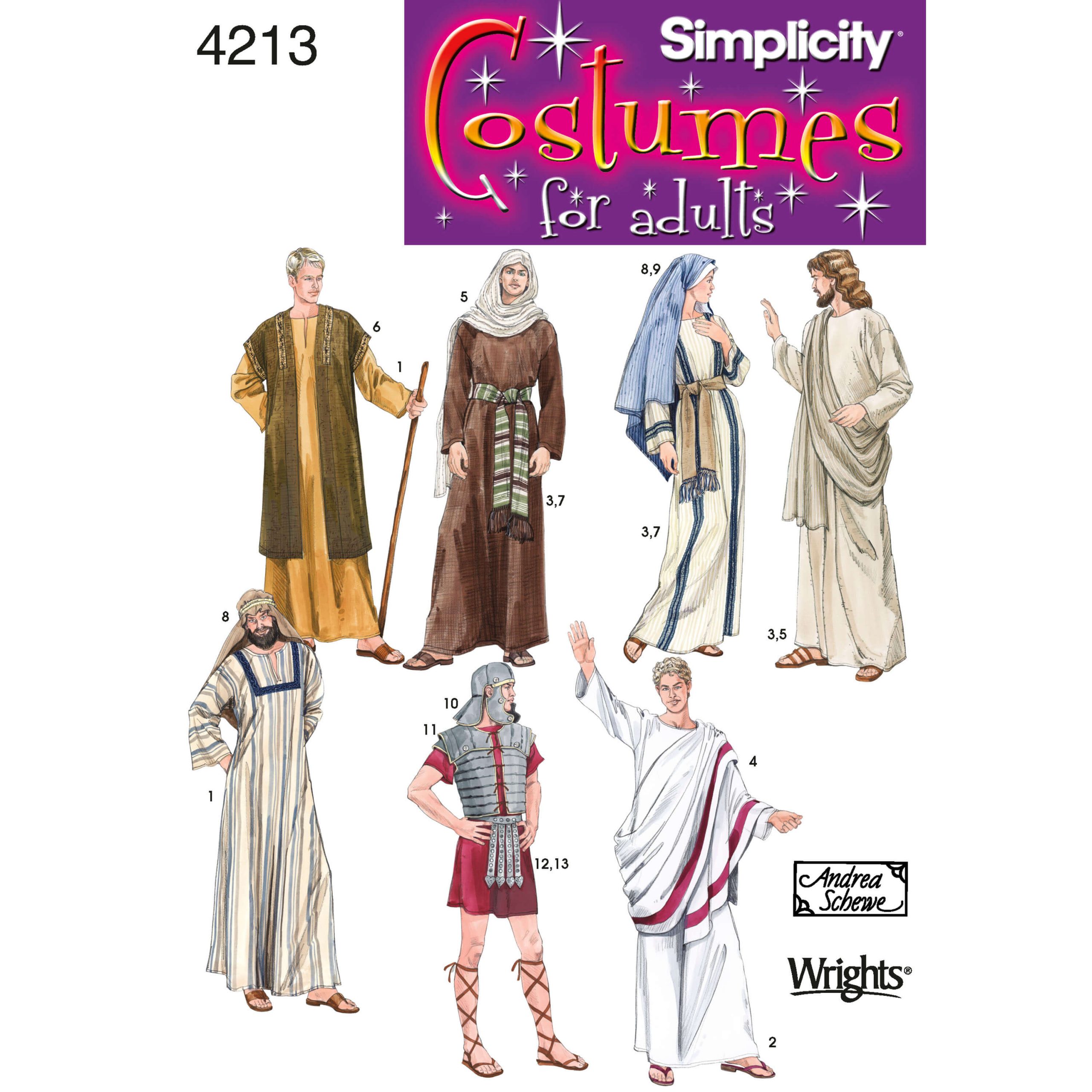 Simplicity Sewing Pattern 4213 Adult Costumes - Sewdirect Australia