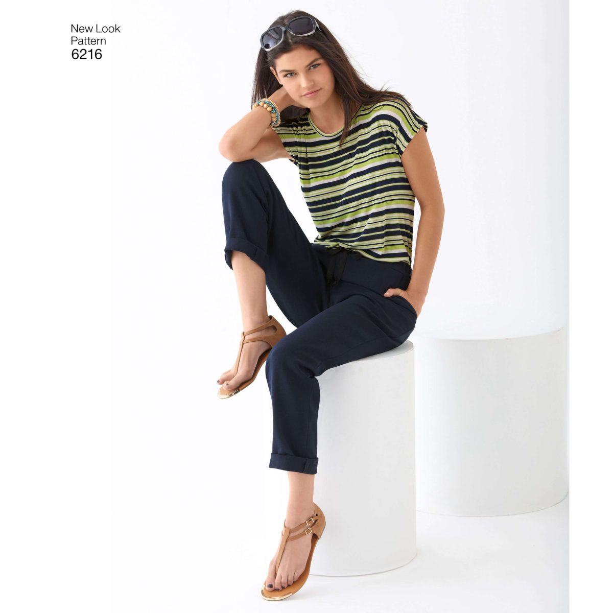 New Look Sewing Pattern N6216 Misses’ Knit Tops and Trousers ...