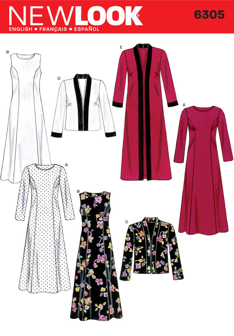 New Look Sewing Pattern N6305 Misses’ Separates - Sewdirect Australia