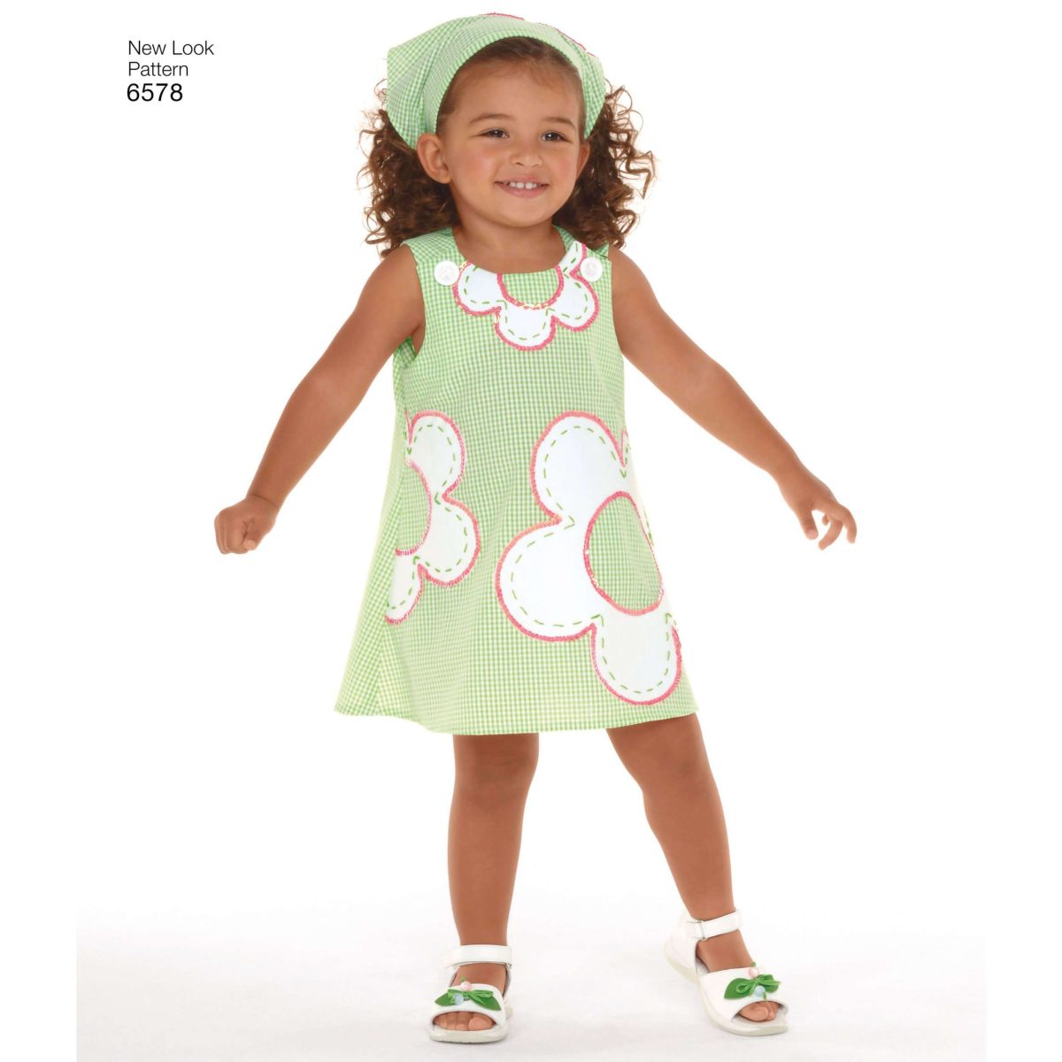 New Look Sewing Pattern N6578 Toddler’s Dresses - Sewdirect Australia