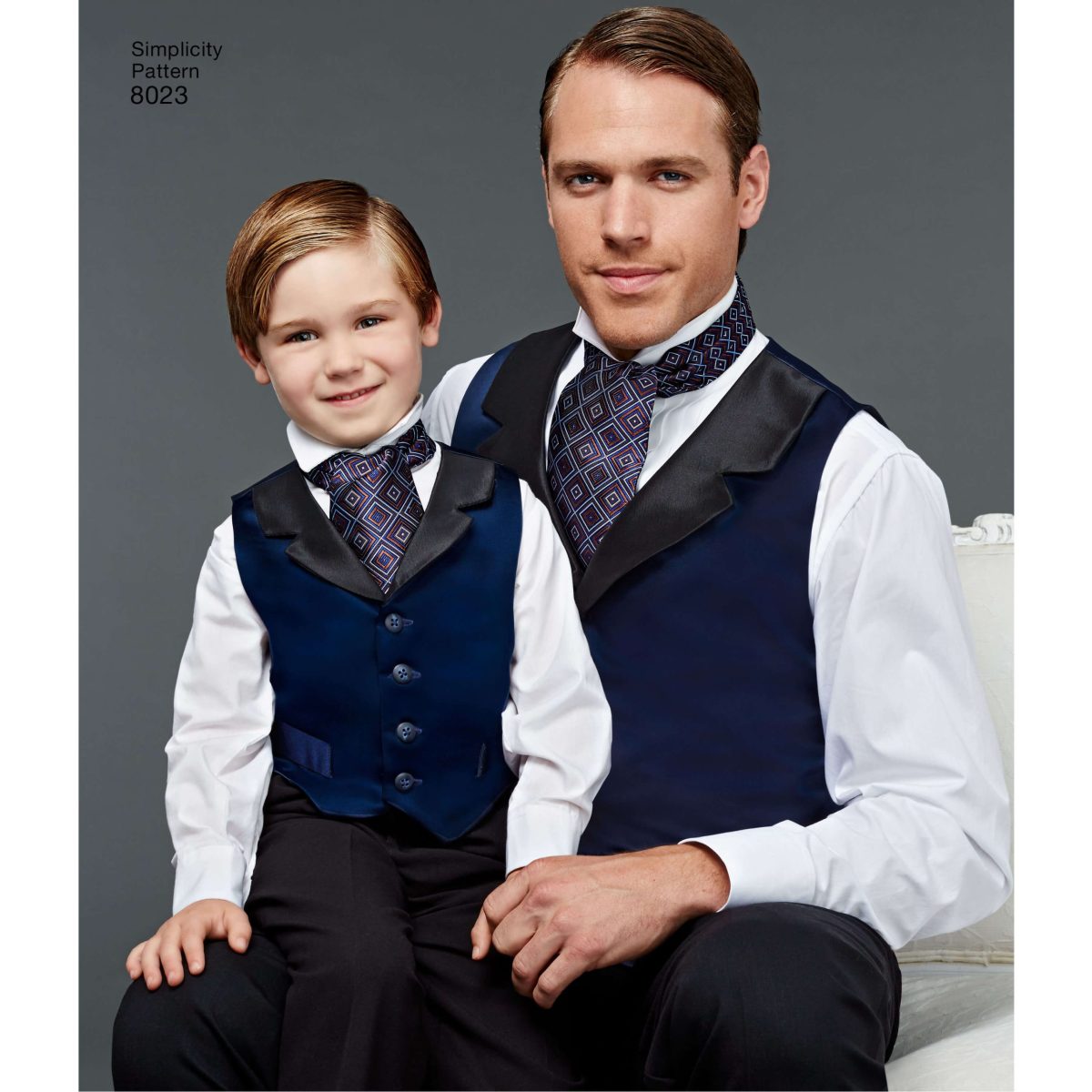Simplicity Sewing Pattern 8023 Boys’ and Men’s Vest, Bow-tie, Cummerbund and Ascot - Sewdirect ...