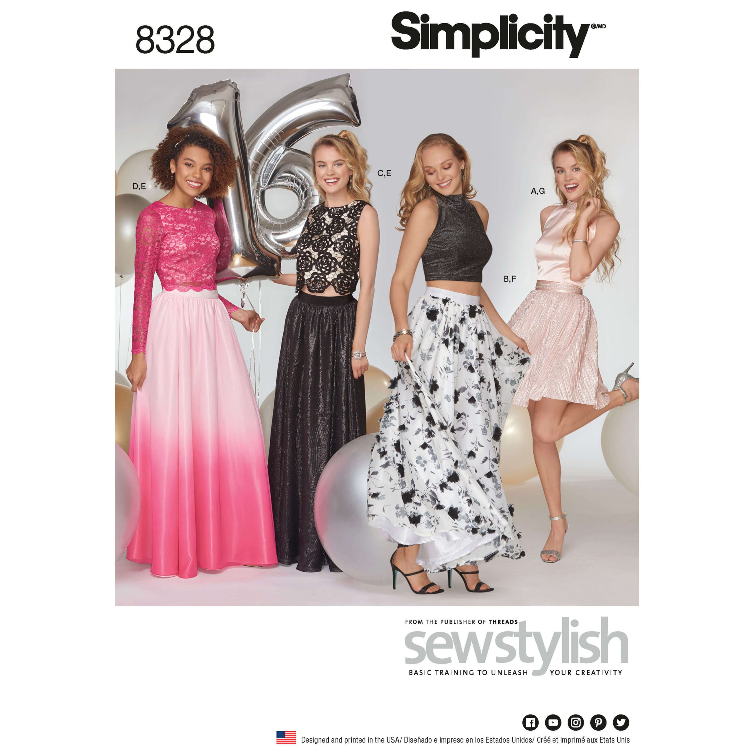 Simplicity Pattern 8328 Misses Special Occasions Dress - Sewdirect ...