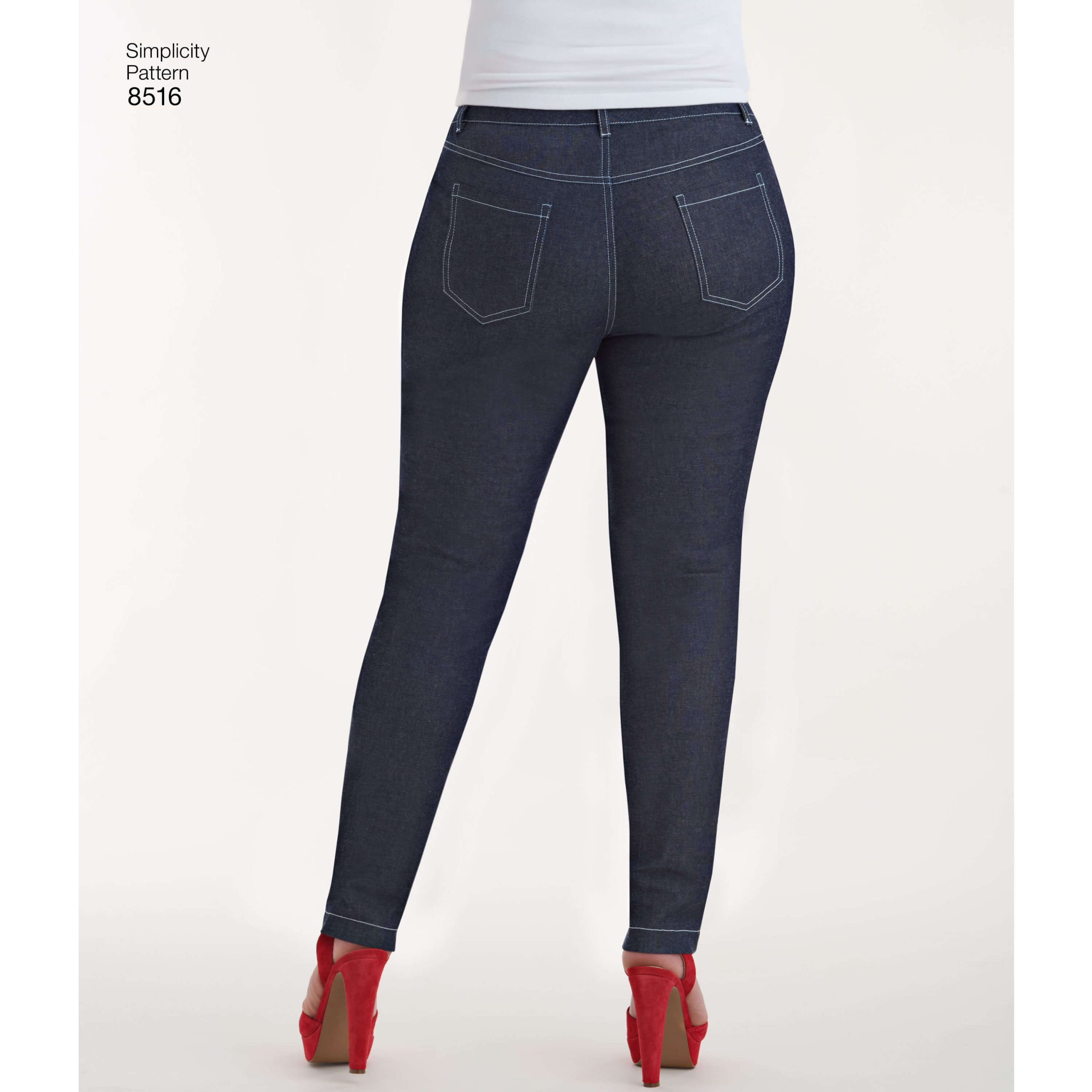 Simplicity Pattern 8516 Misses’ Mimi G Skinny Jeans - Sewdirect Australia