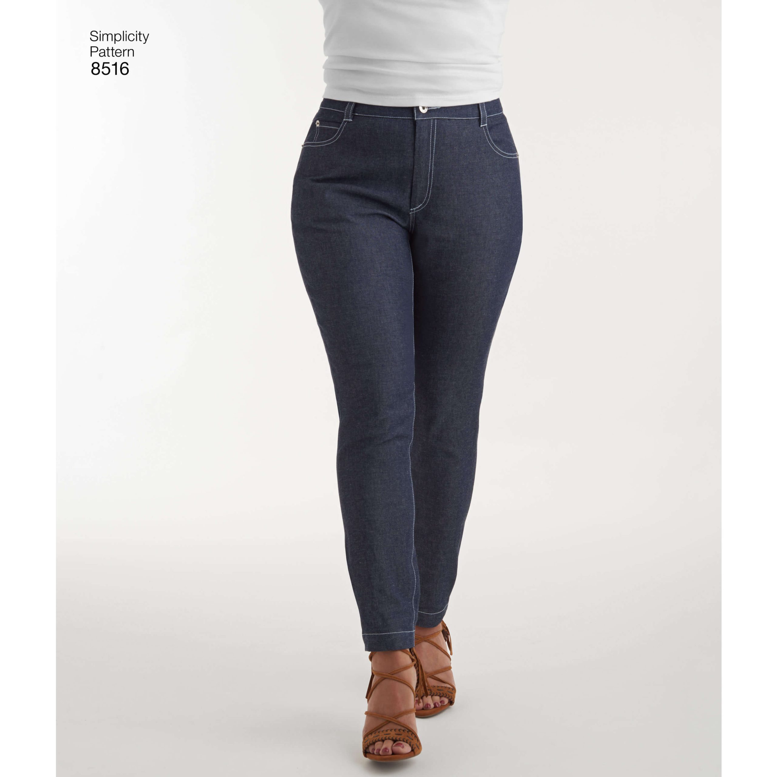 Simplicity Pattern 8516 Misses’ Mimi G Skinny Jeans - Sewdirect Australia