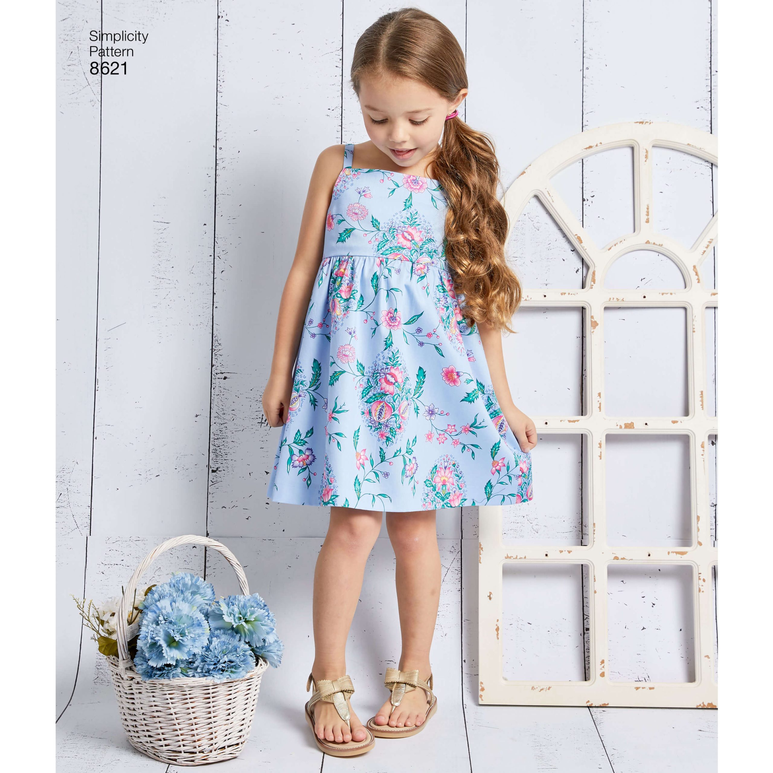 Simplicity Sewing Pattern 8621 Child’s and Girls’ Dress, Top, Trousers ...