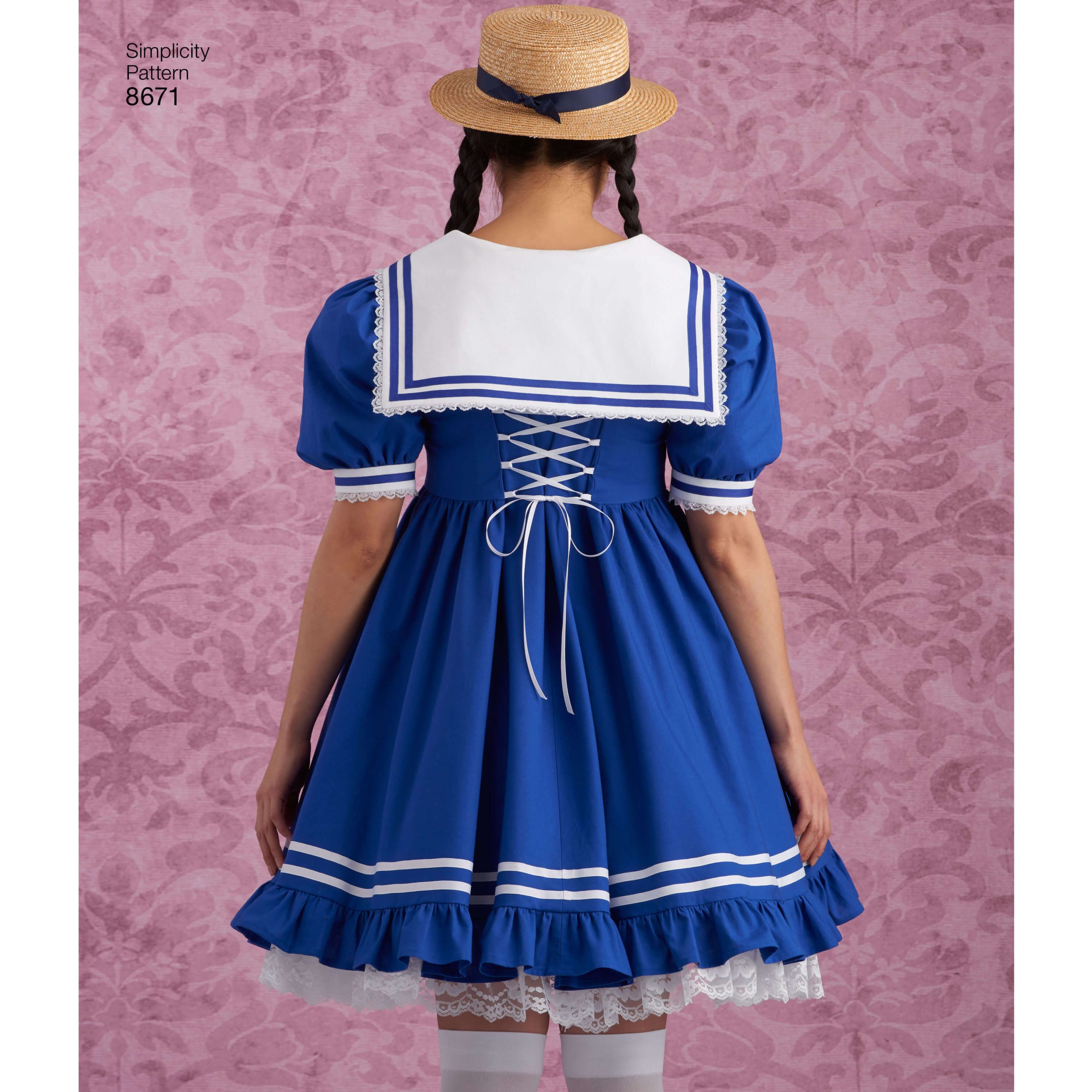 Simplicity Sewing Pattern 8671 Misses’ Costume Dresses - Sewdirect Australia