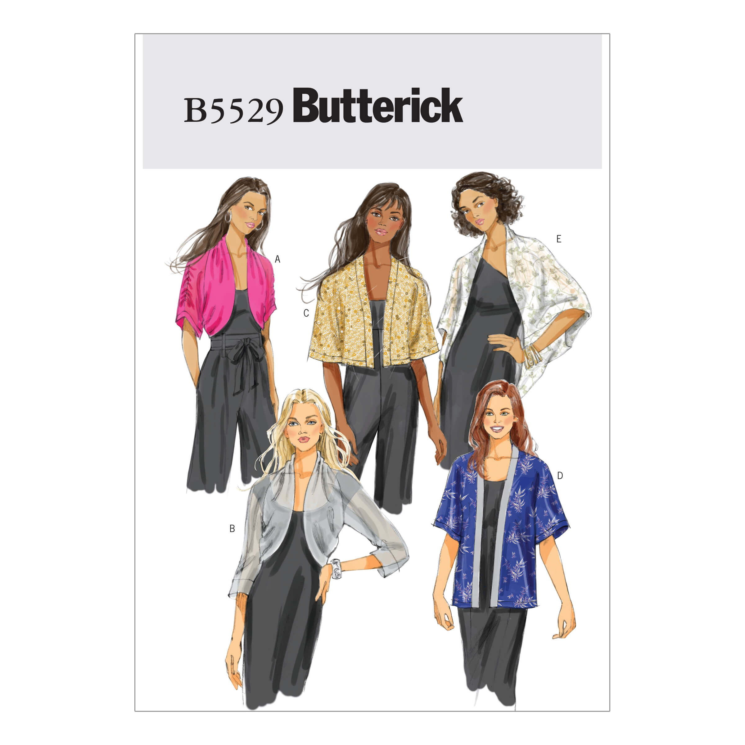 Butterick Sewing Pattern B5529 Misses’ Jacket - Sewdirect Australia