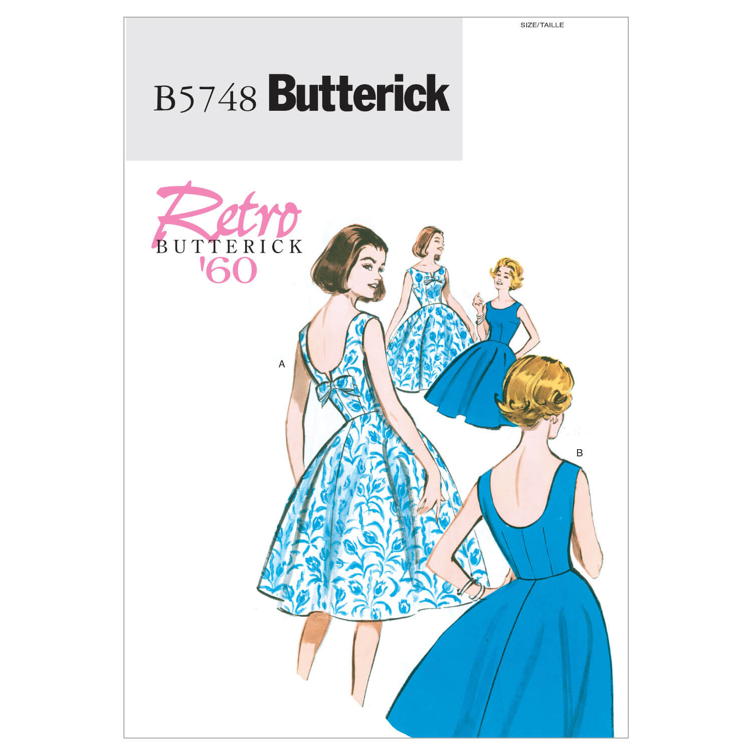 Butterick Sewing Pattern B5748 Misses’/Misses’ Petite Dress - Sewdirect ...