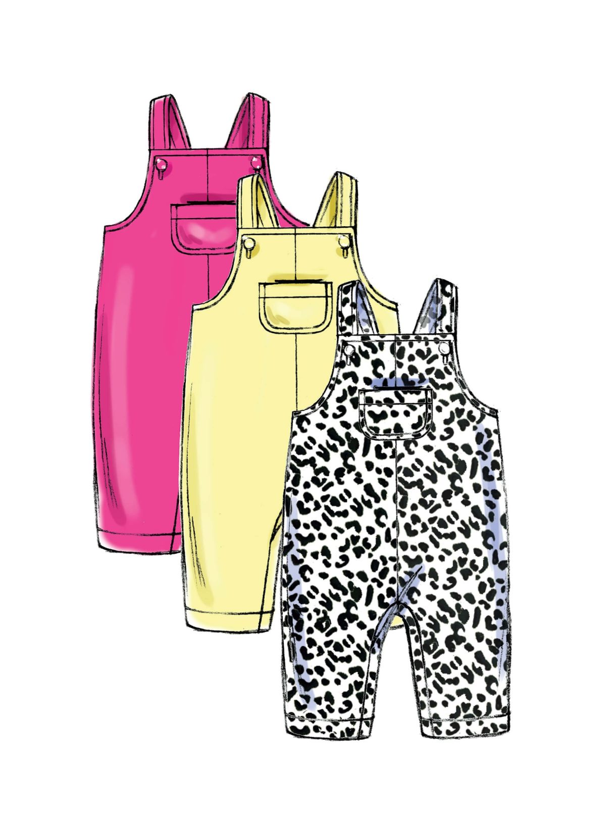 Butterick Sewing Pattern B6238 Infants’ Jacket, Overalls, Pants ...