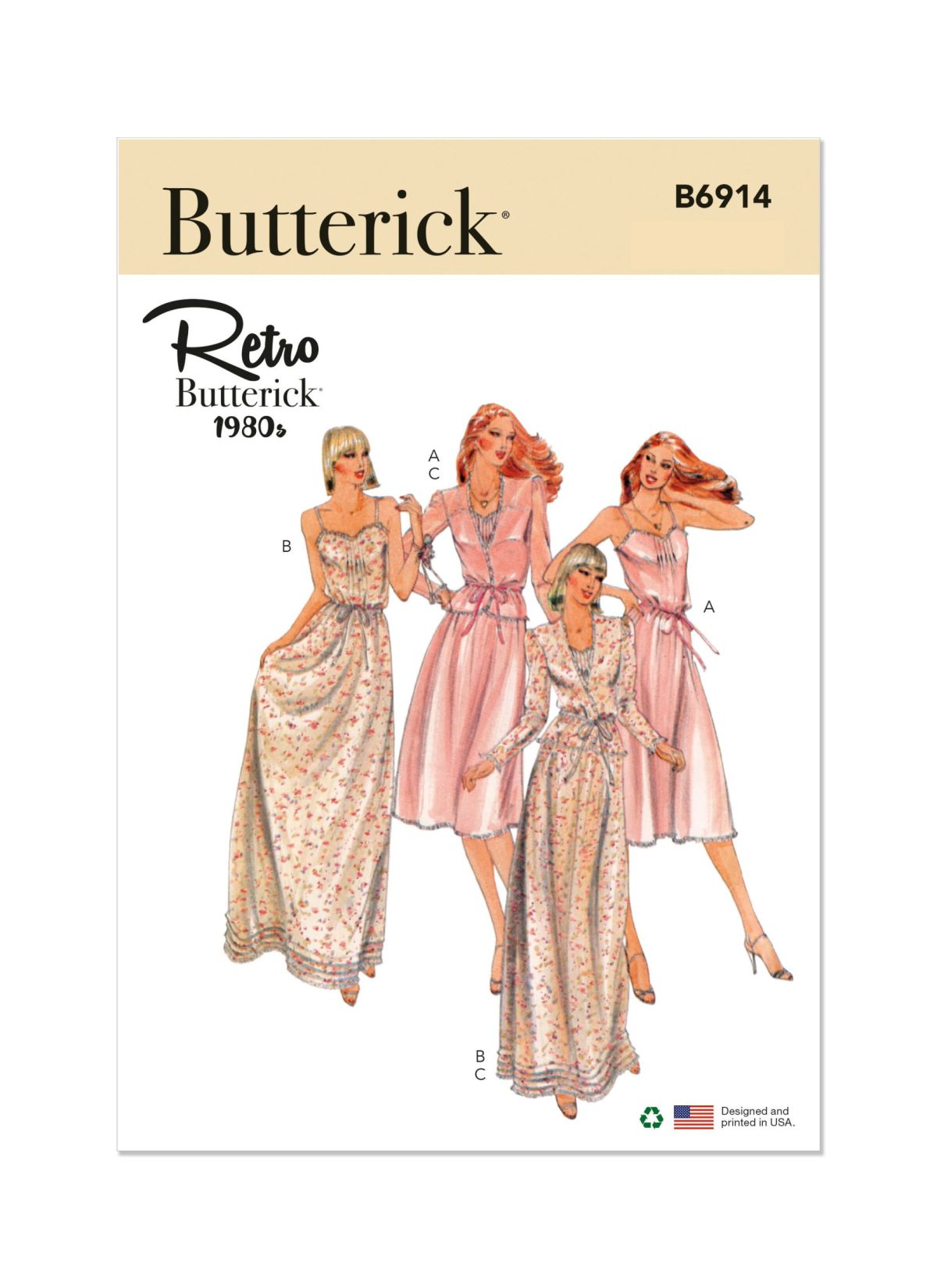 Butterick Sewing Pattern B6914 Misses’ Vintage Dress and Jacket ...