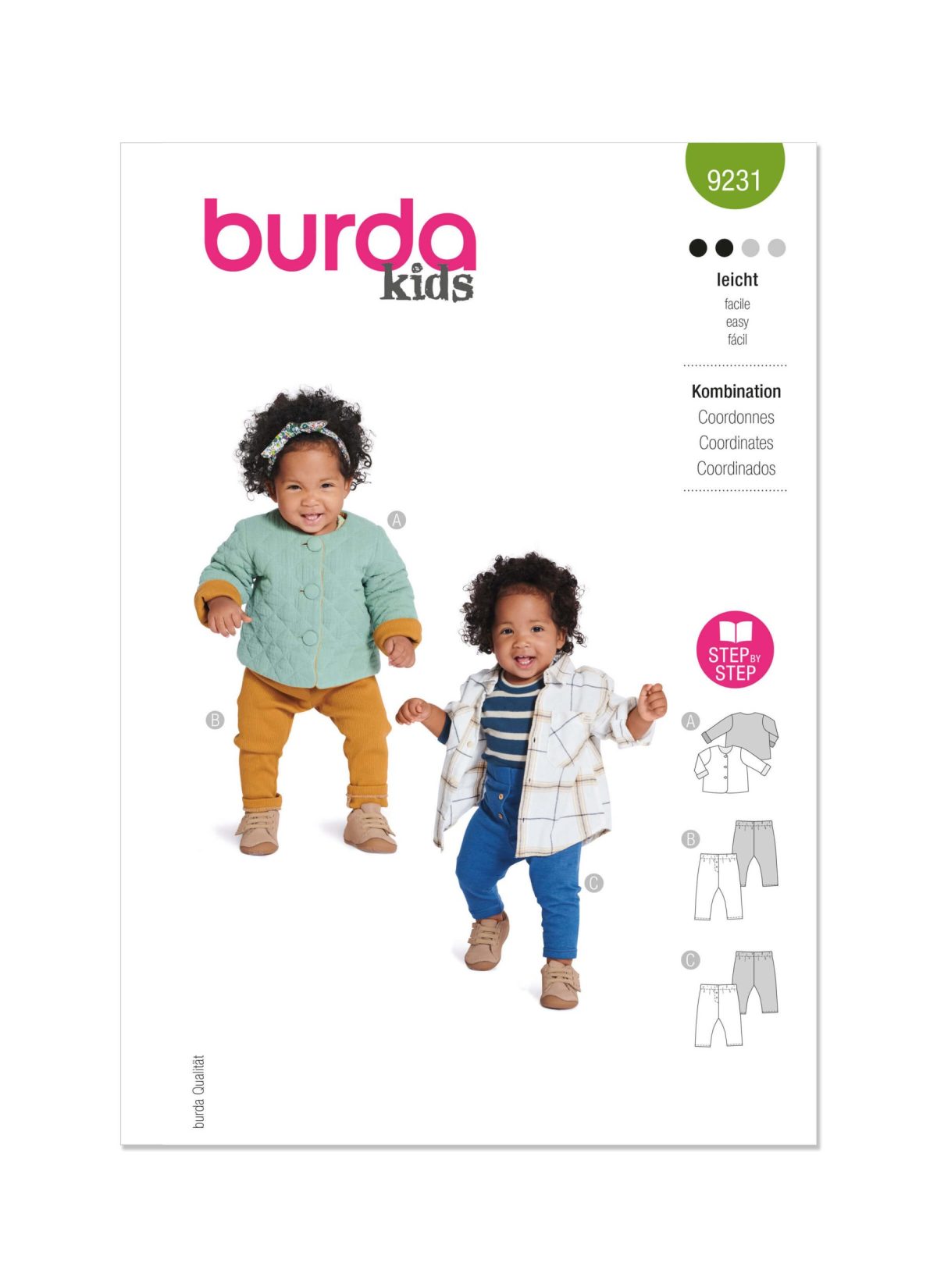 Burda Style Pattern B9231 Babies’ Coordinates - Sewdirect Australia