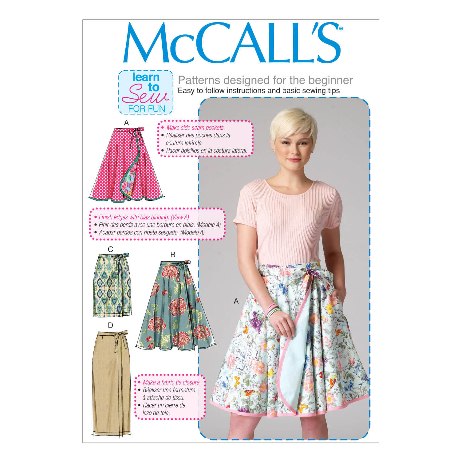 McCall’s Sewing Pattern M7129 Misses’ Skirts - Sewdirect Australia