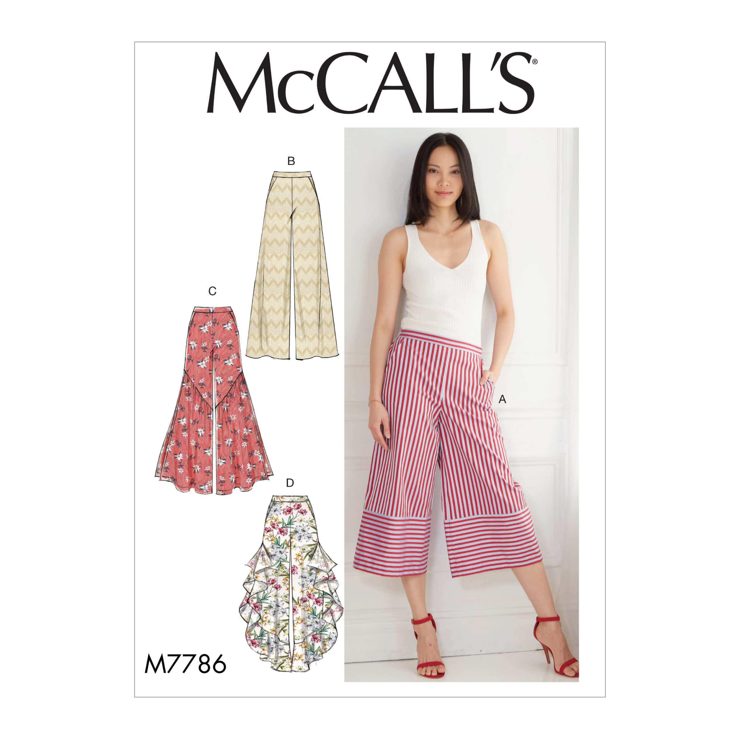 McCall’s Sewing Pattern M7786 Misses’ Pants - Sewdirect Australia