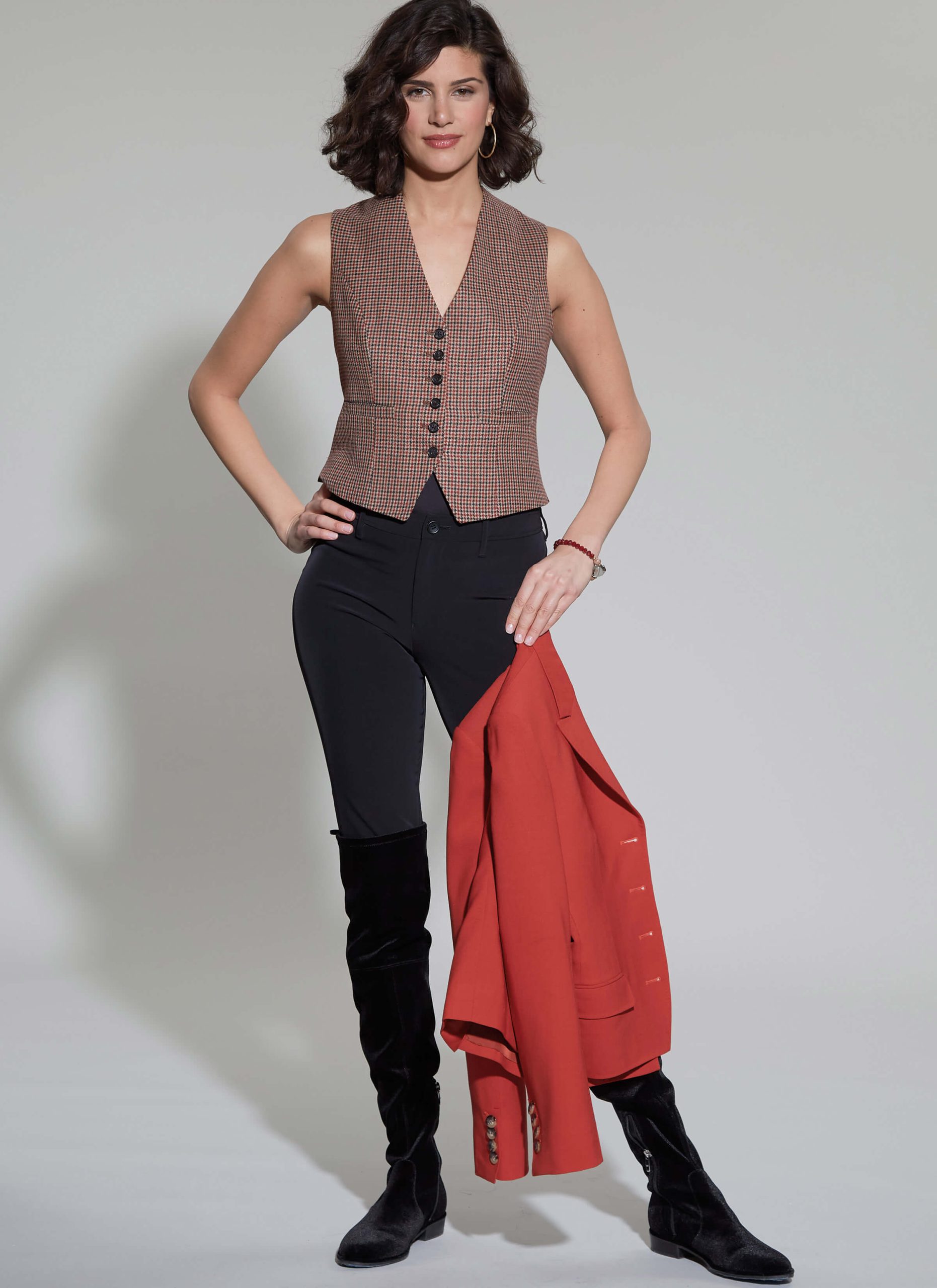 McCall’s Sewing Pattern M8350 Misses’ Blazer and Waistcoat by Melissa ...