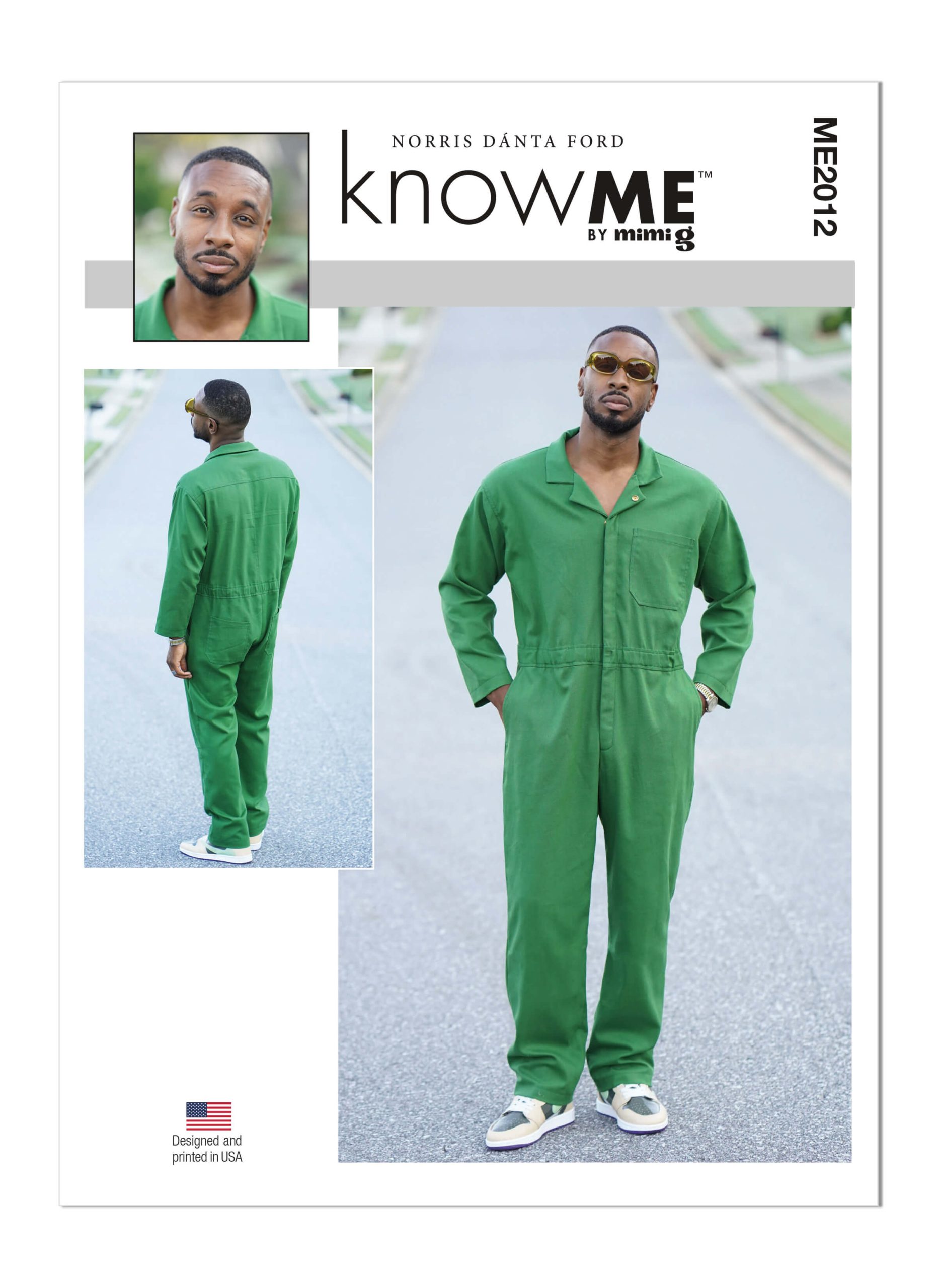 Know Me Sewing Pattern ME2012 Men’s Jumpsuit by Norris Dánta Ford ...