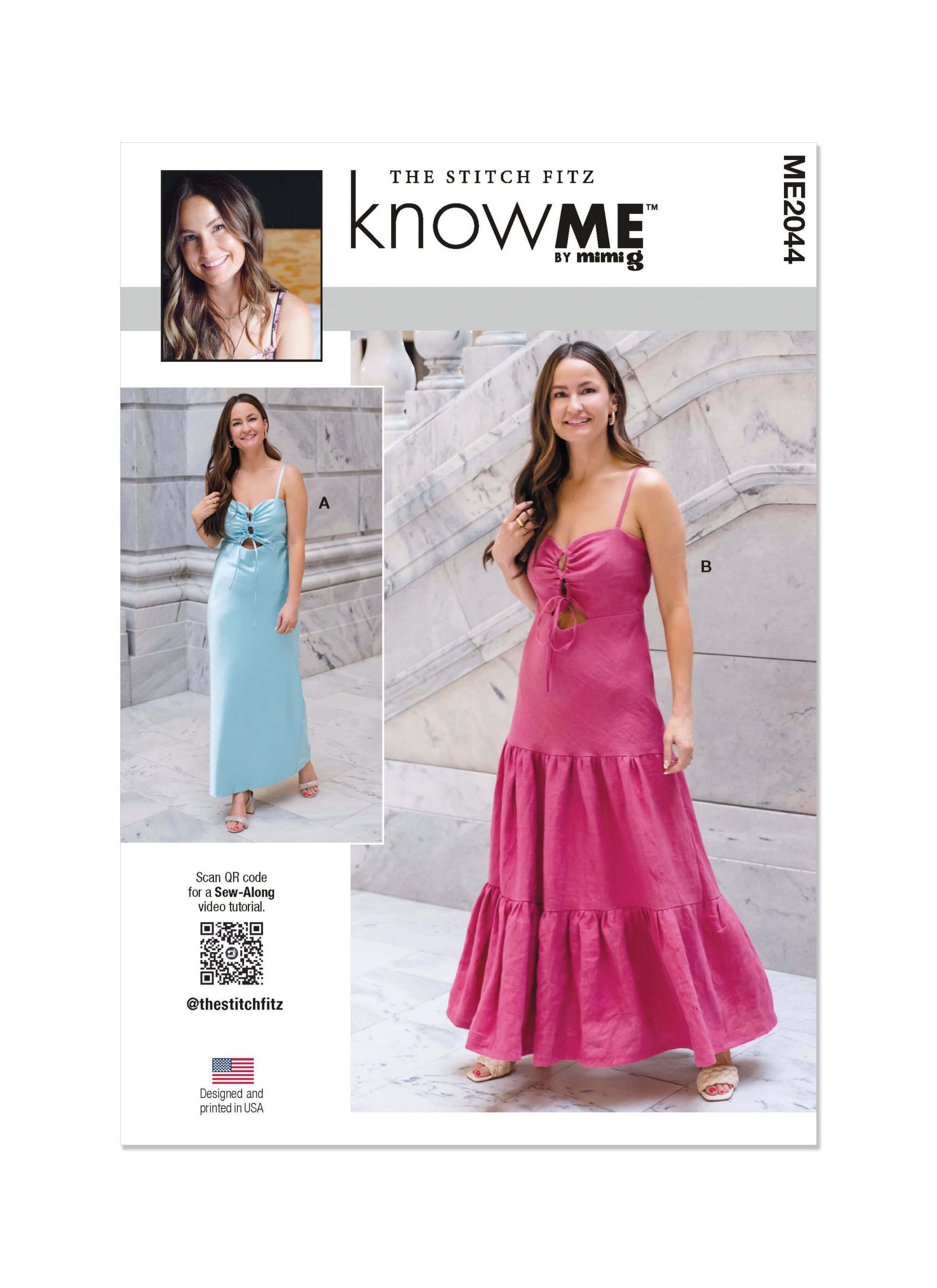 Know Me Sewing Pattern ME2044 Misses’ Dresses - Sewdirect Australia
