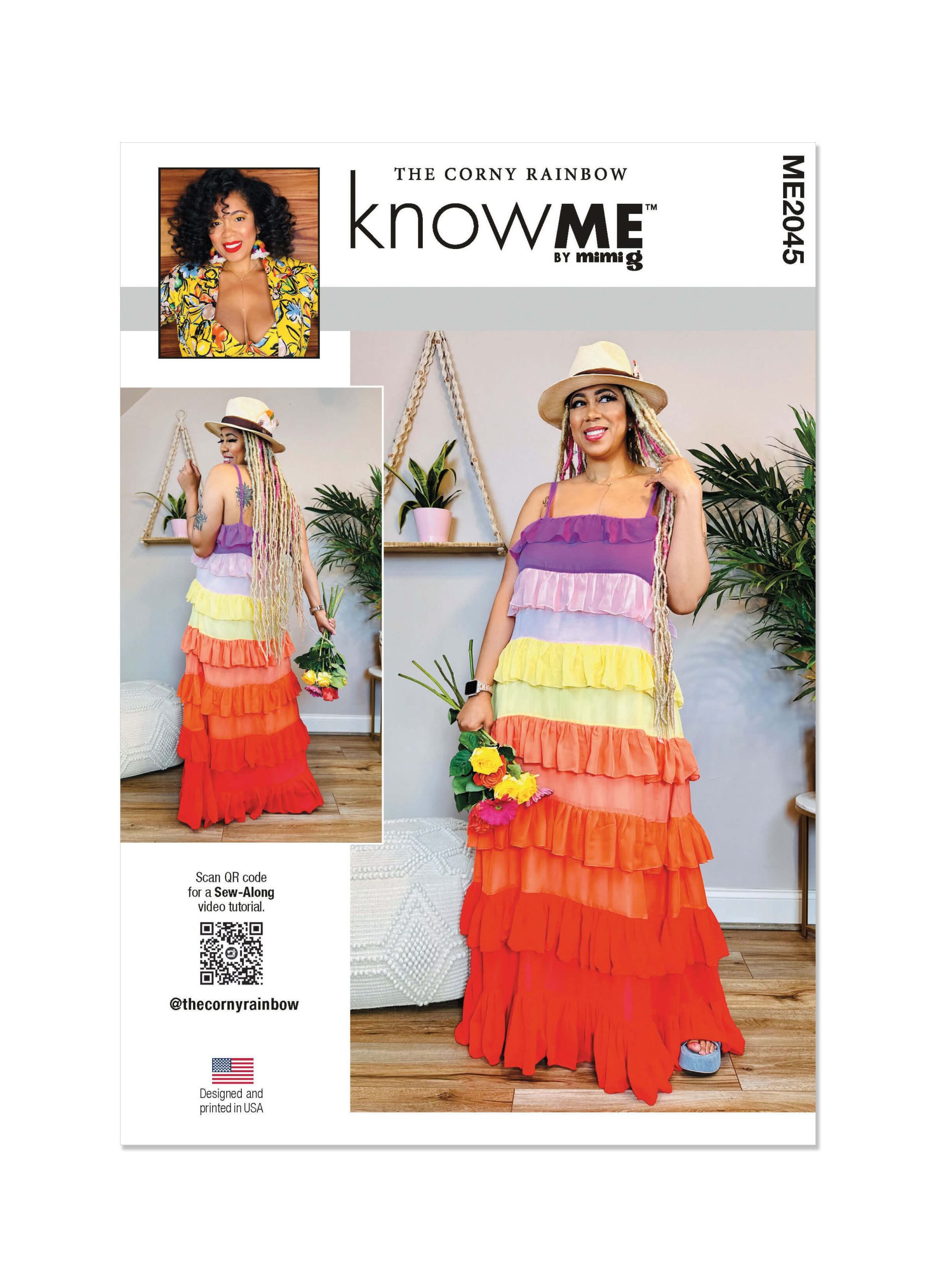 Know Me Sewing Pattern ME2045 Misses’ Dress - Sewdirect Australia