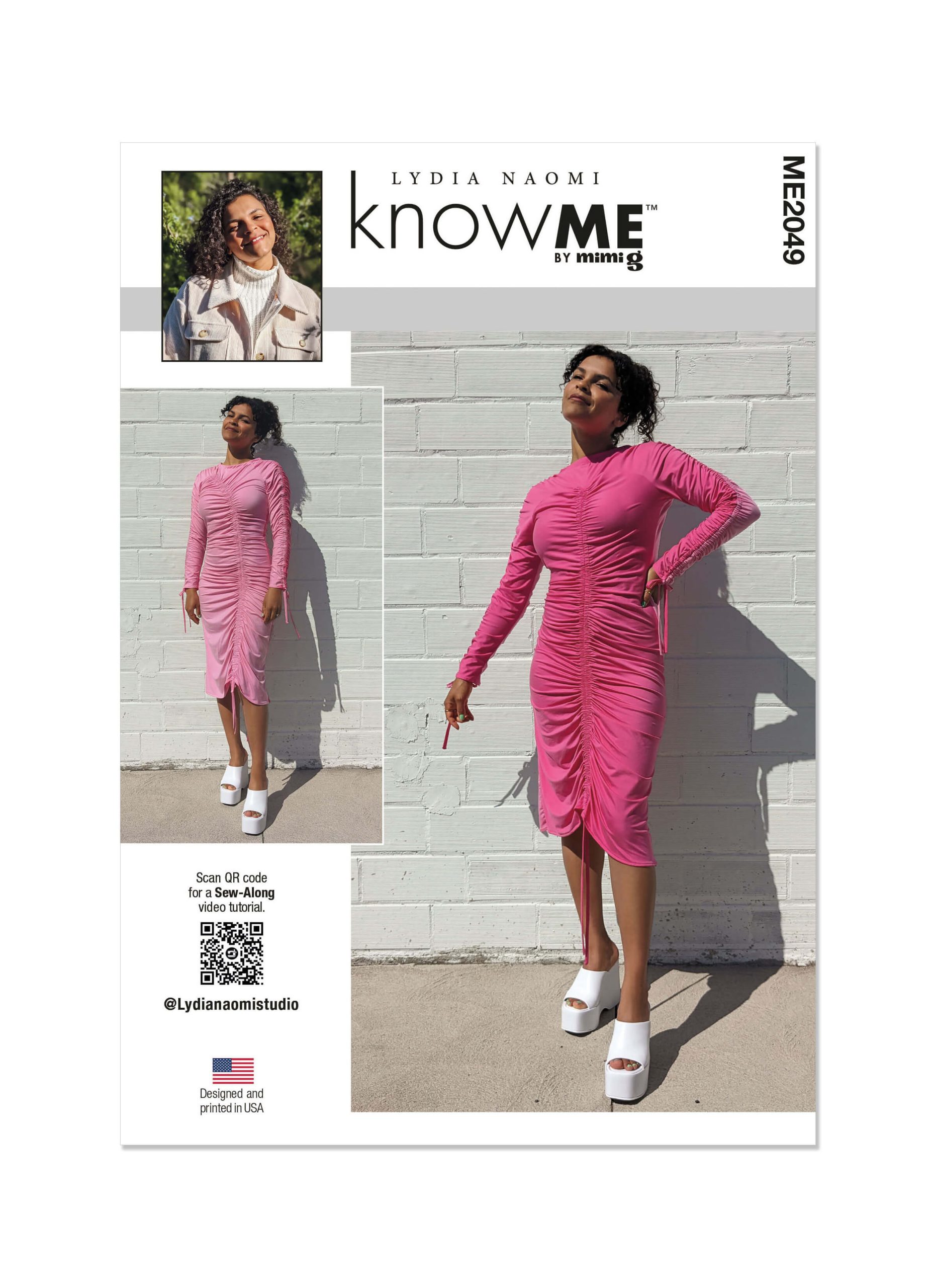 Know Me Sewing Pattern ME2049 Misses’ Front or Back Reversible Knit ...