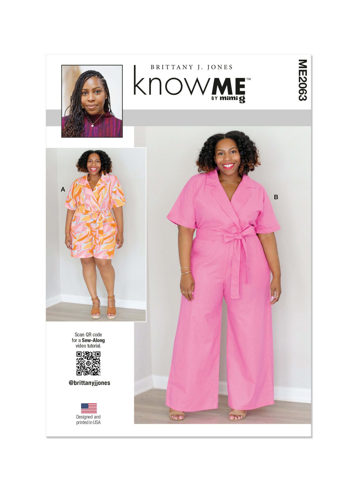Know Me Sewing Pattern ME2063 Misses’ and Women’s Romper and Jumpsuit ...