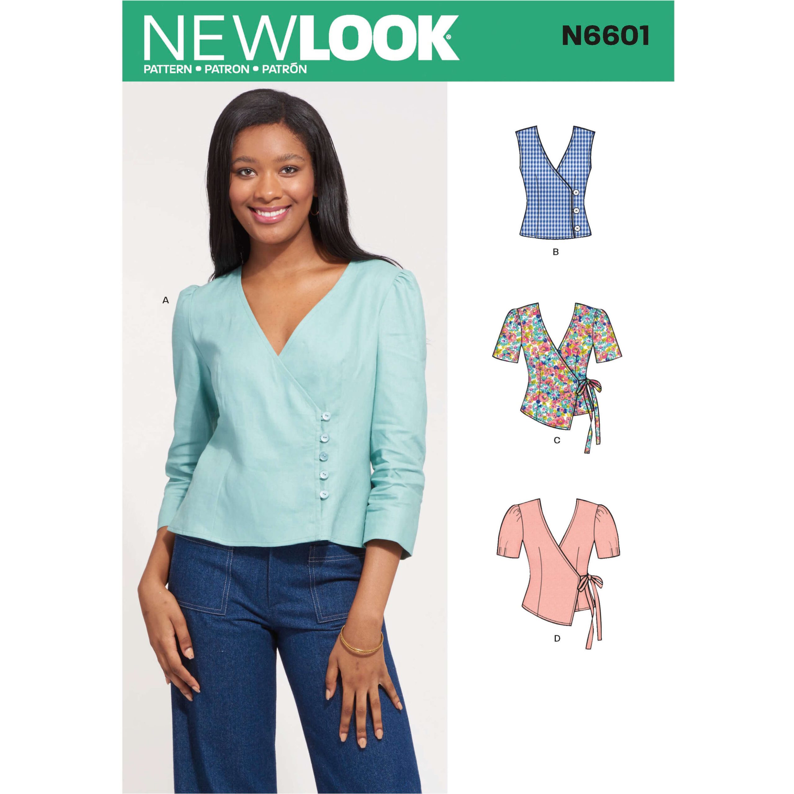 New Look Pattern N6601 Misses’ Tops - Sewdirect Australia