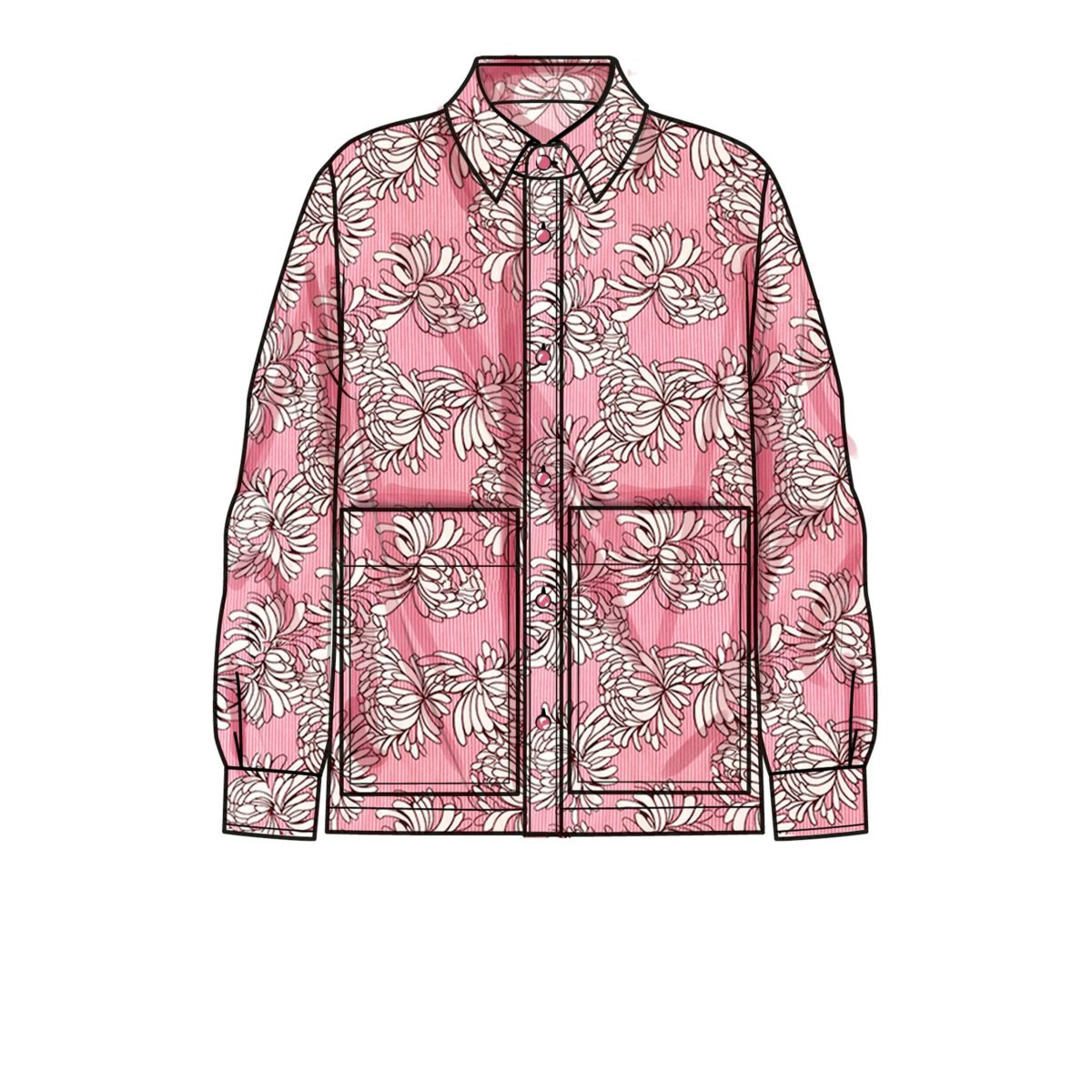 New Look Sewing Pattern N6724 Unisex Shirt - Sewdirect Australia