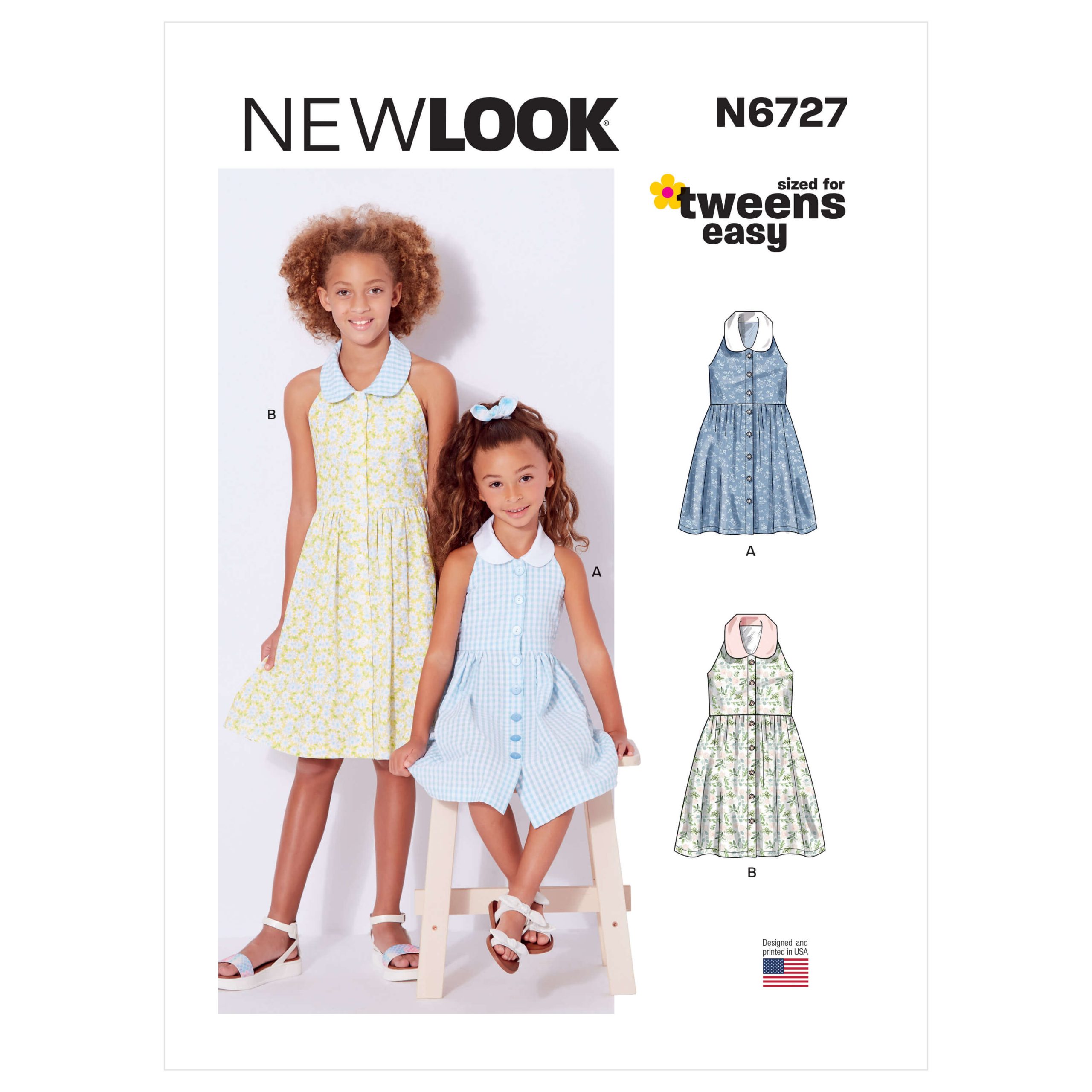New Look Sewing Pattern N6727 Children’s and Girls’ Dresses - Sewdirect ...