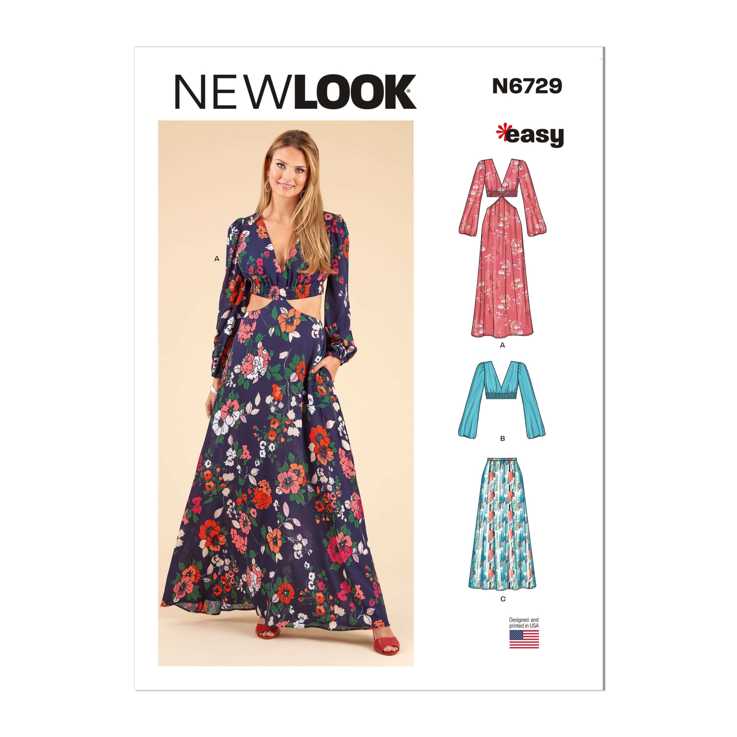 New Look Sewing Pattern N6729 Misses’ Dress, Top and Skirt - Sewdirect ...