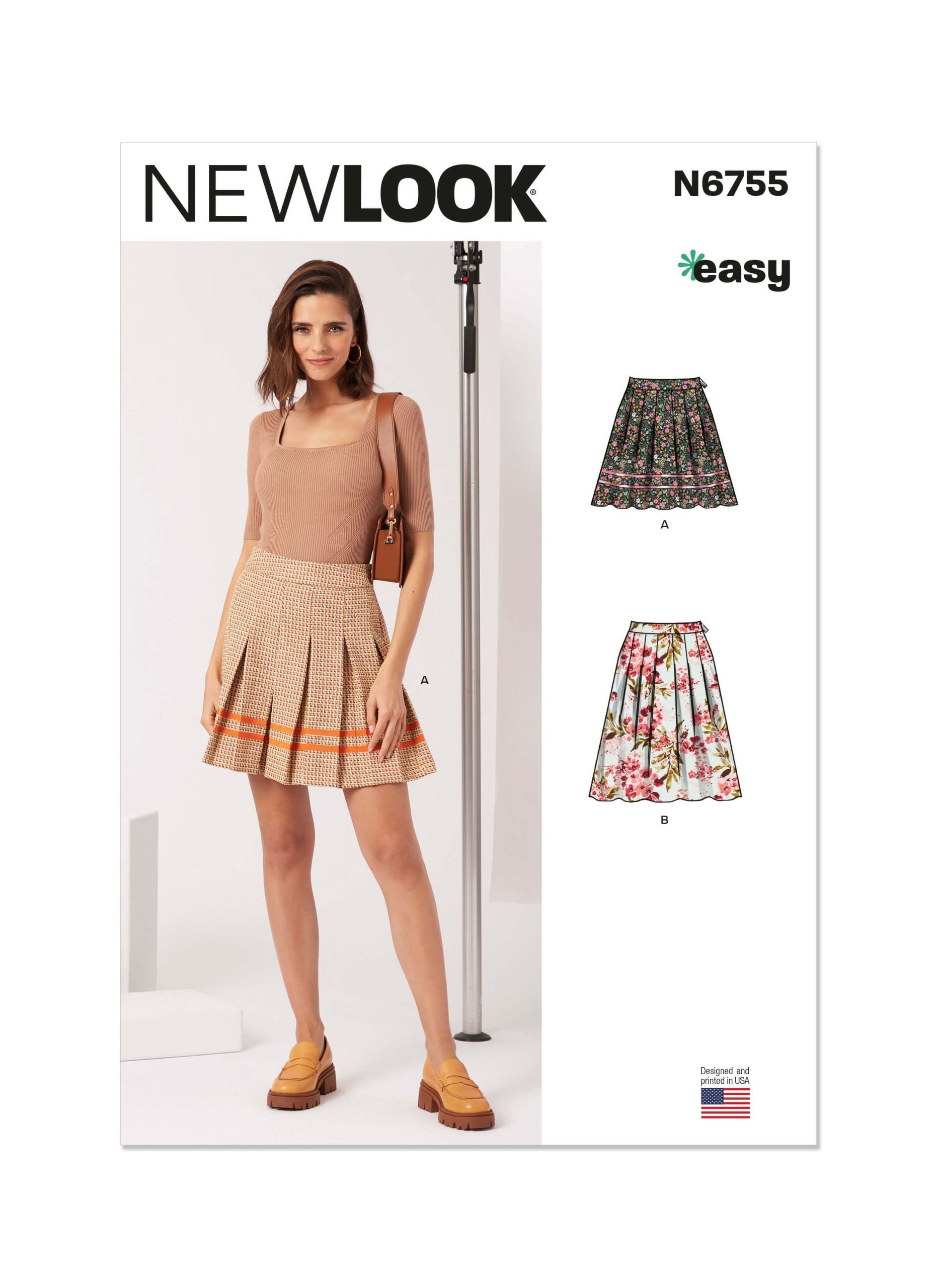 New Look Sewing Pattern N6755 Misses’ Skirt In Two Lengths - Sewdirect ...