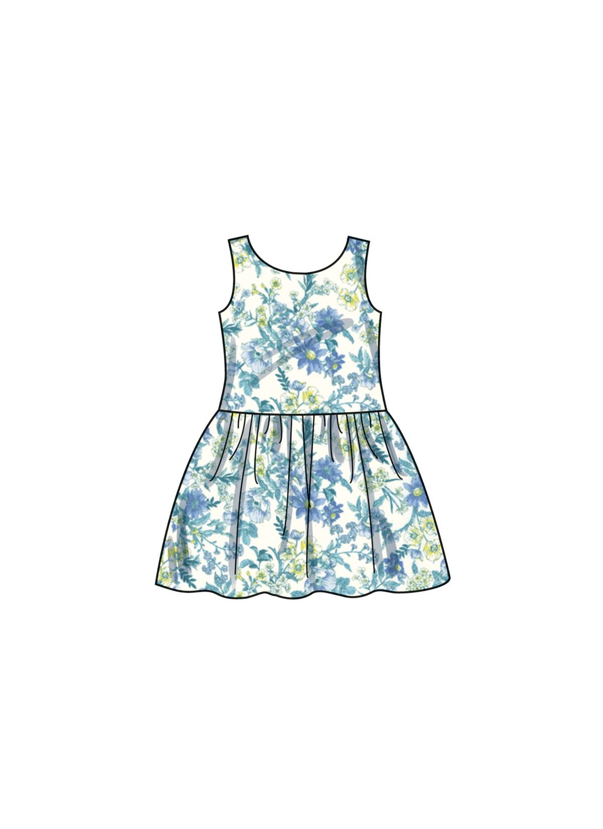 New Look Sewing Pattern N6763 Children’s Dress - Sewdirect Australia
