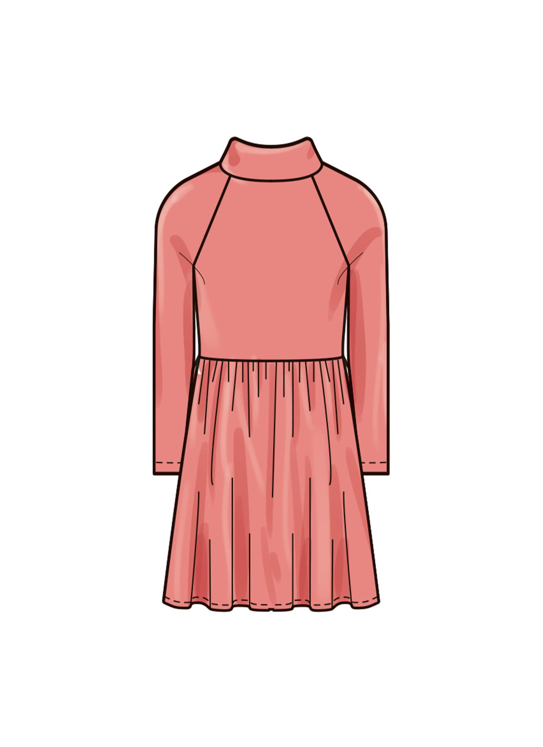 New Look Sewing Pattern N6773 Children’s and Girls’ Knit Dresses ...