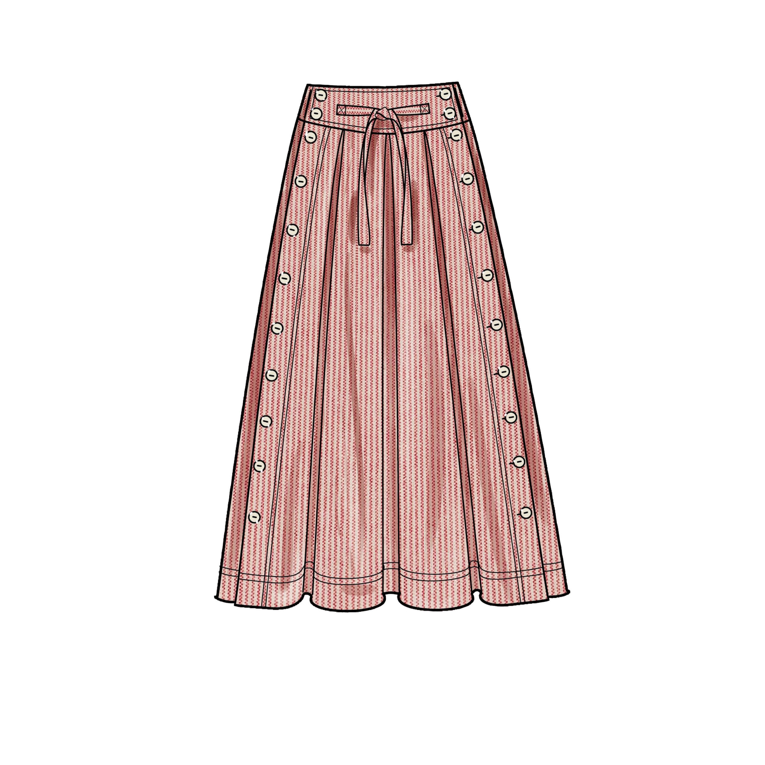 Simplicity Sewing Pattern S9377 Misses’ Flared Skirts in Two Lengths ...