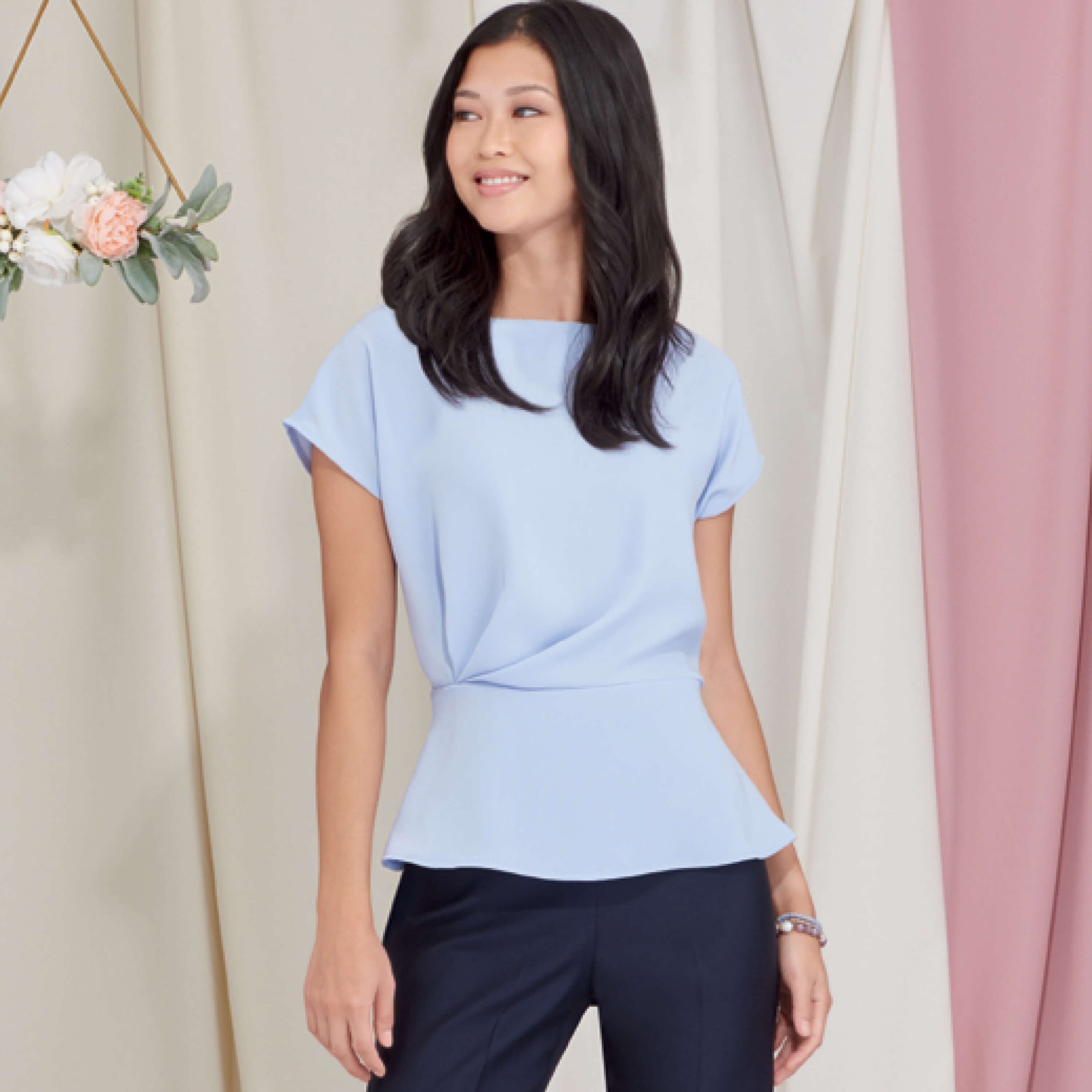 Simplicity Sewing Pattern S9470 Misses’ Peplum Tops - Sewdirect Australia