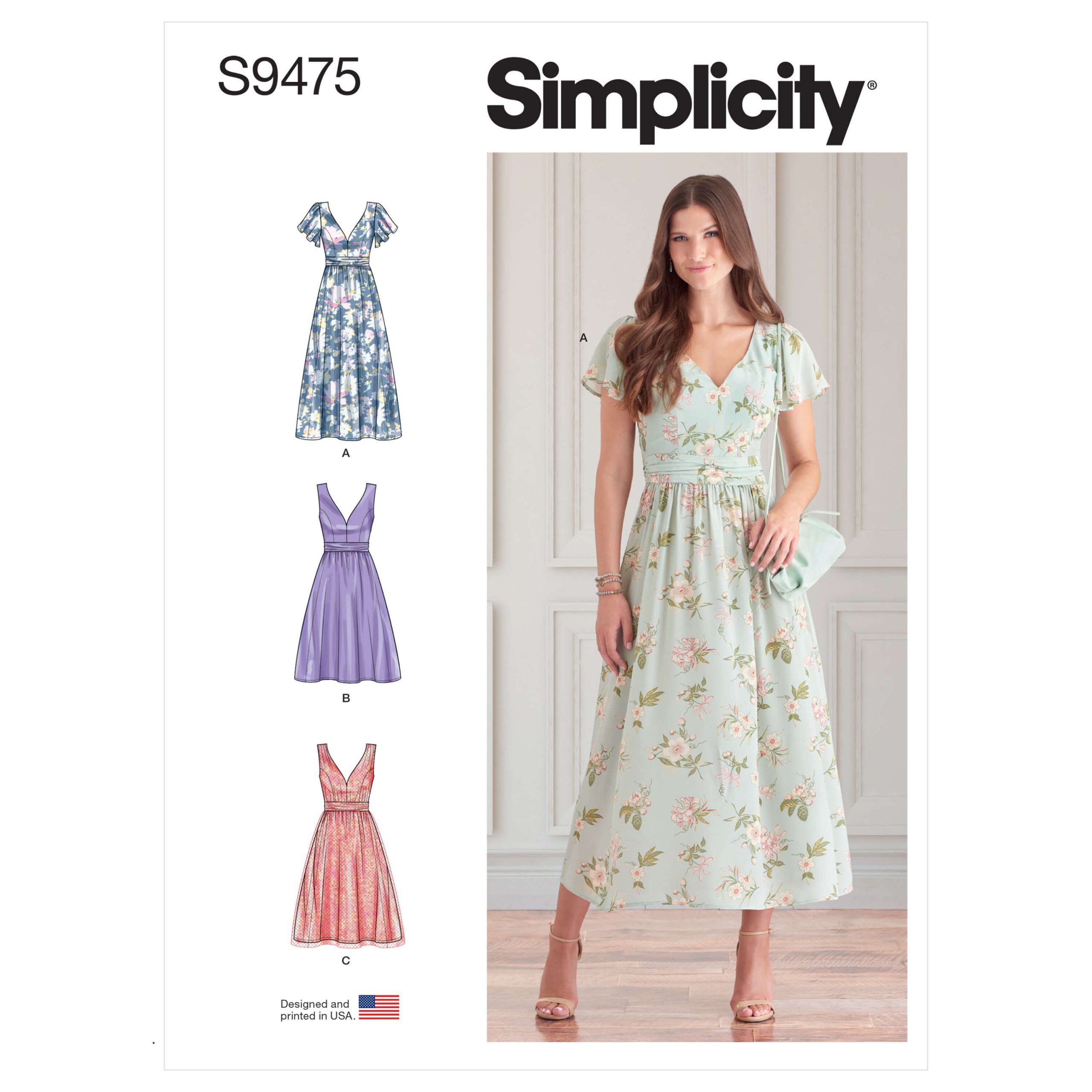 Simplicity Sewing Pattern S9475 Misses’ Dresses - Sewdirect Australia