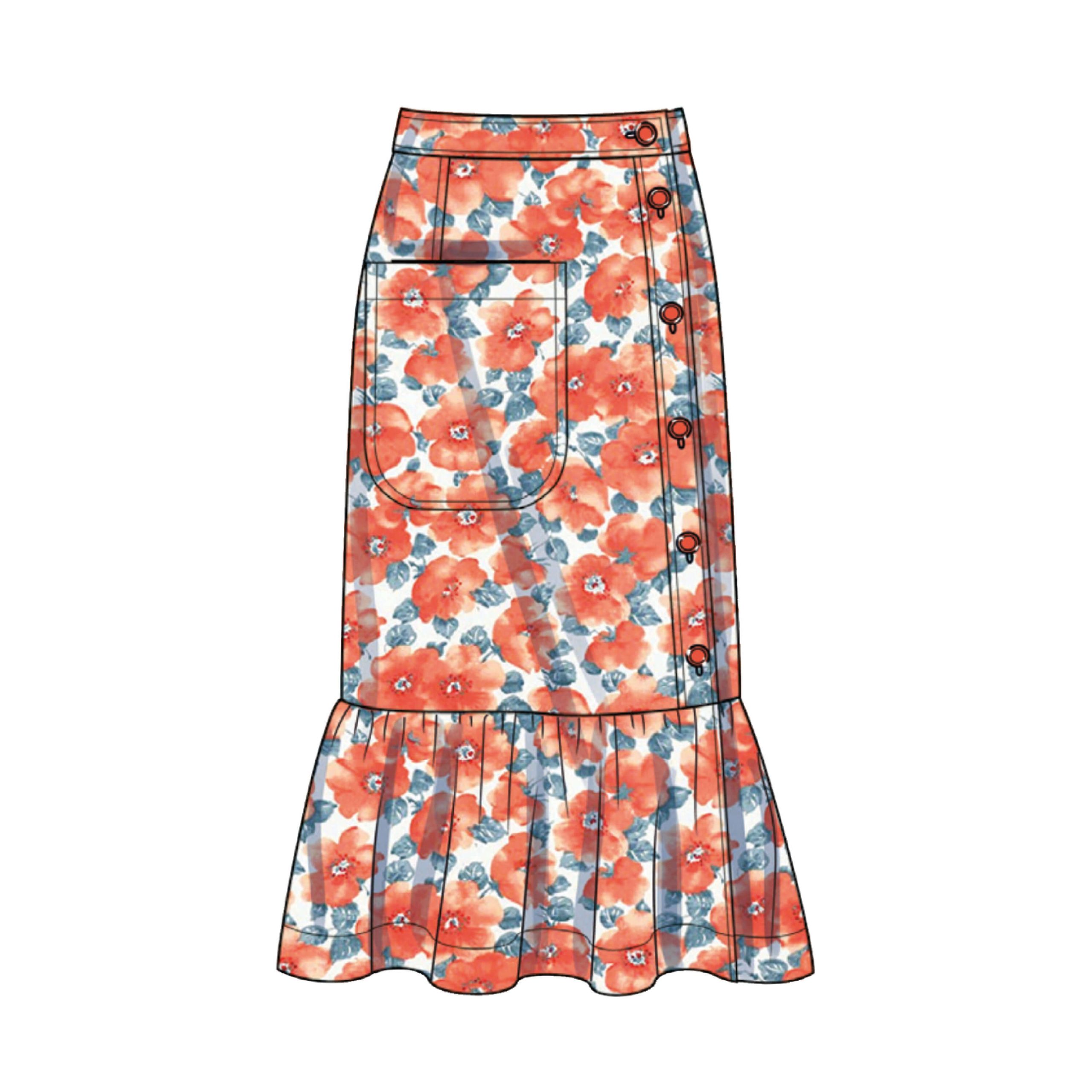 Simplicity Sewing Pattern S9552 Misses’ Top and Skirts - Sewdirect ...