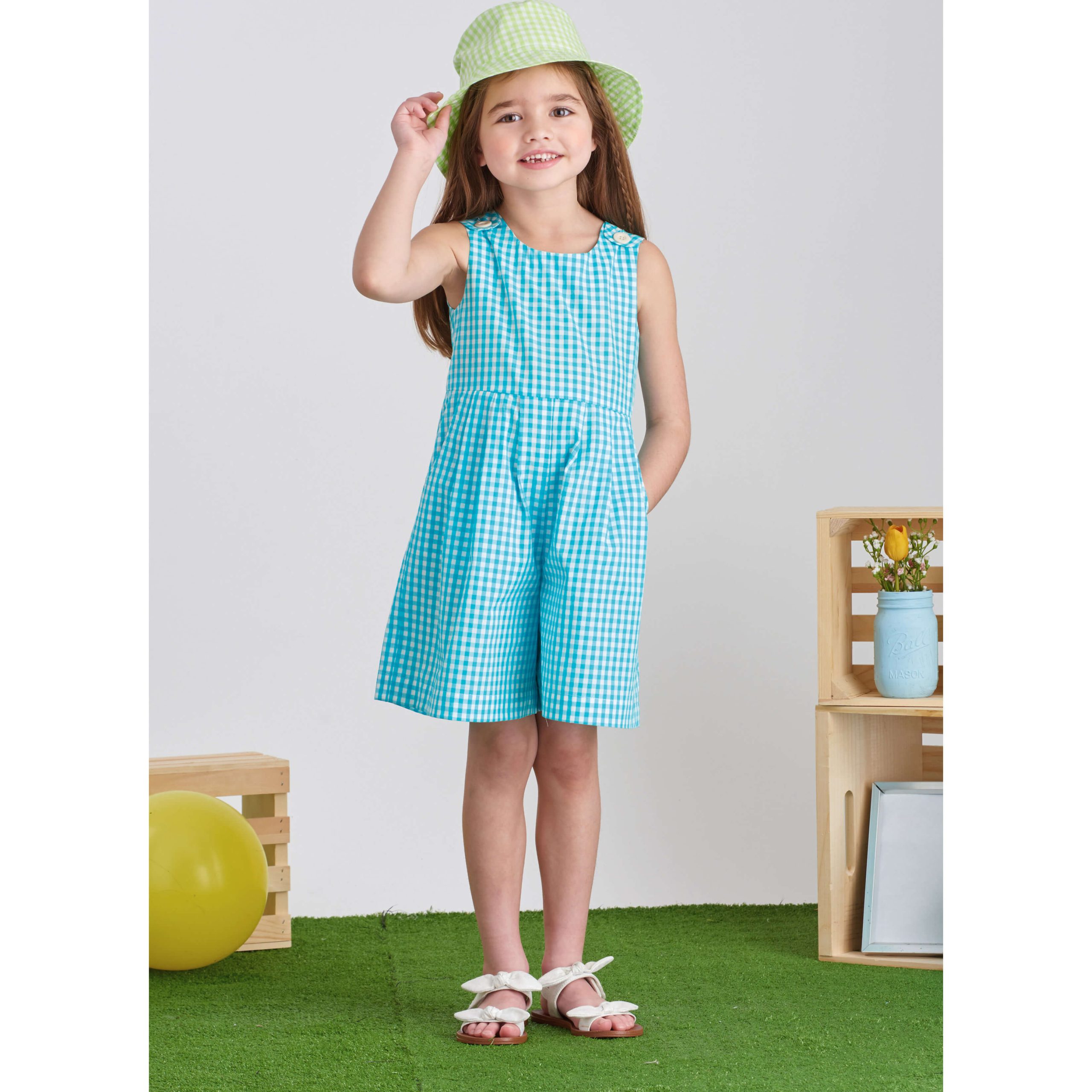 Simplicity Sewing Pattern S9617 Children’s and Girls’ Jumpsuit, Romper ...