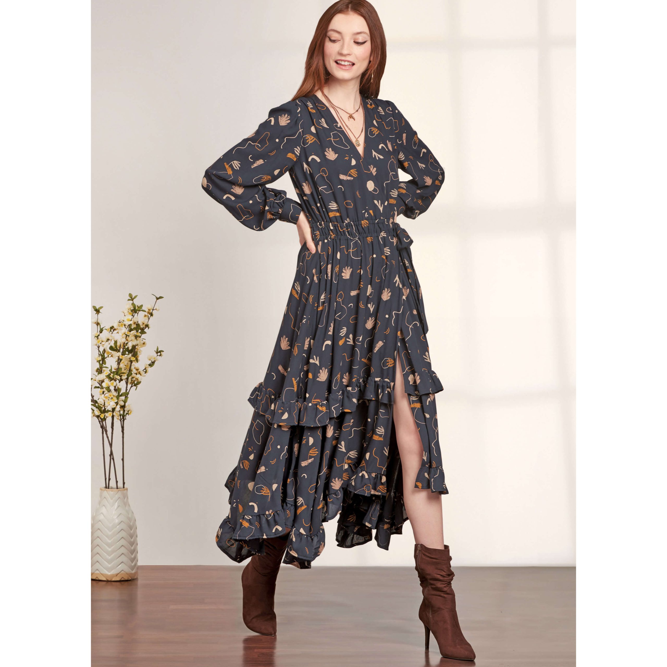 Simplicity Sewing Pattern S9639 Misses’ Midi Wrap Dress - Sewdirect ...