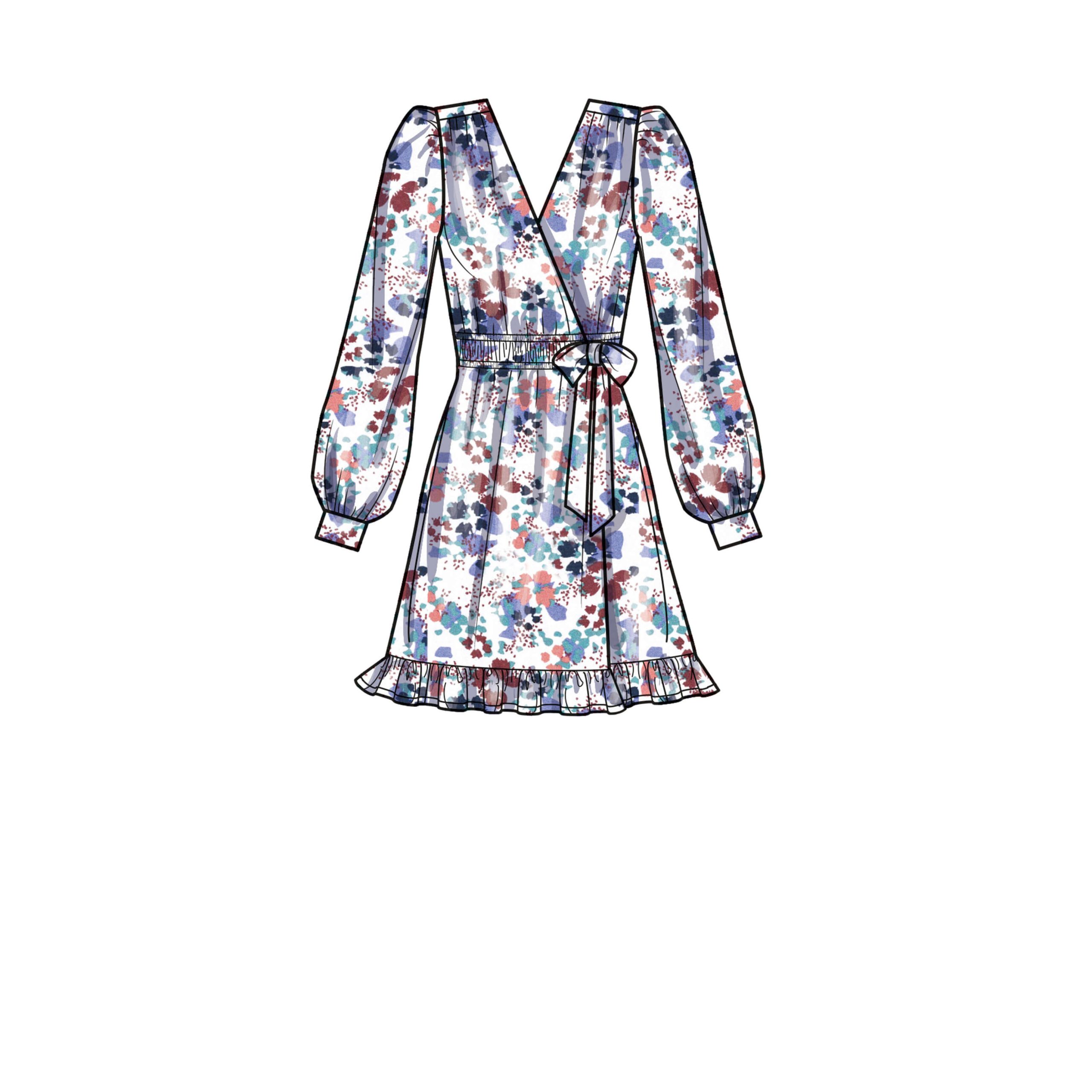 Simplicity Sewing Pattern S9639 Misses’ Midi Wrap Dress - Sewdirect ...