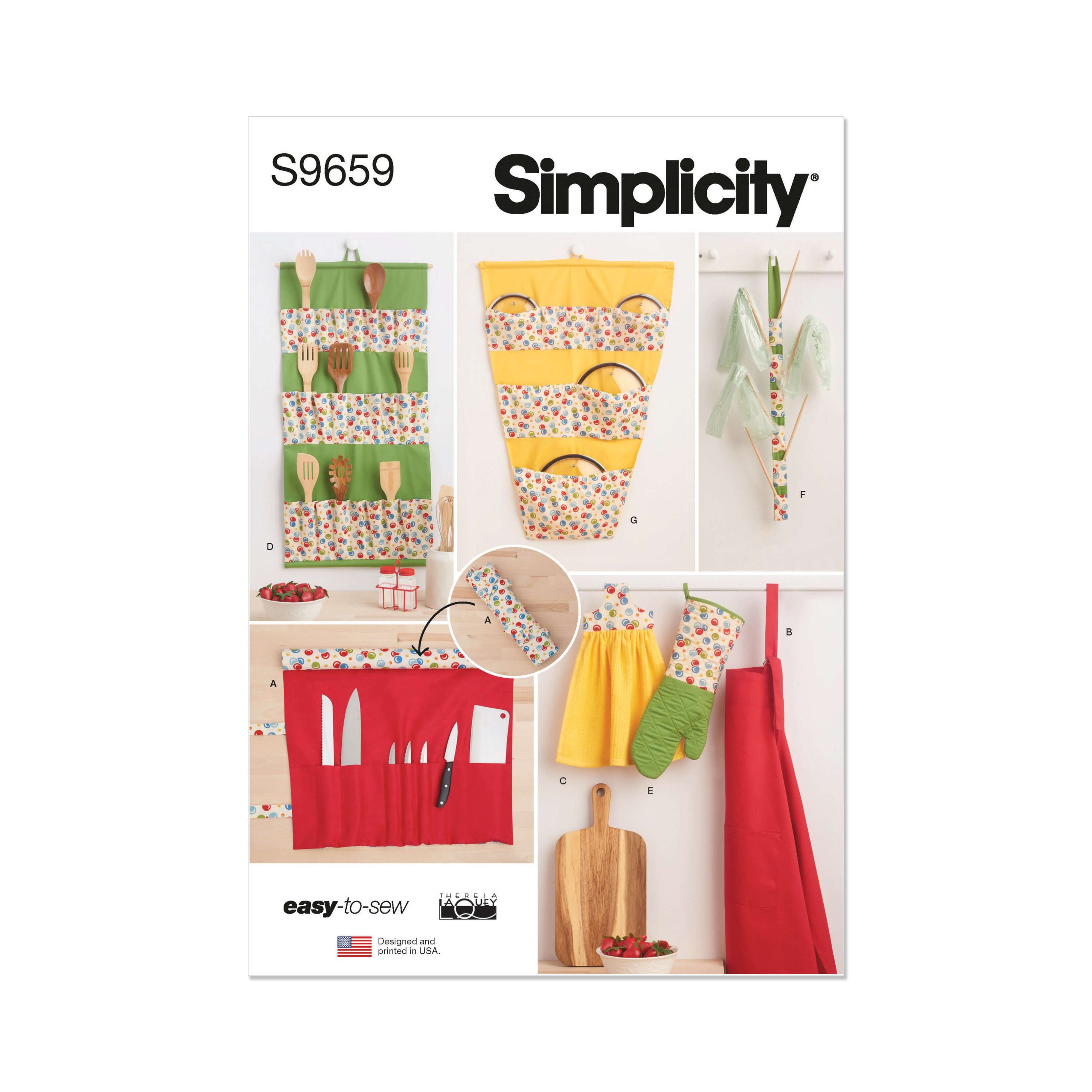 Simplicity Sewing Pattern S9659 Kitchen Accessories by Theresa LaQuey ...