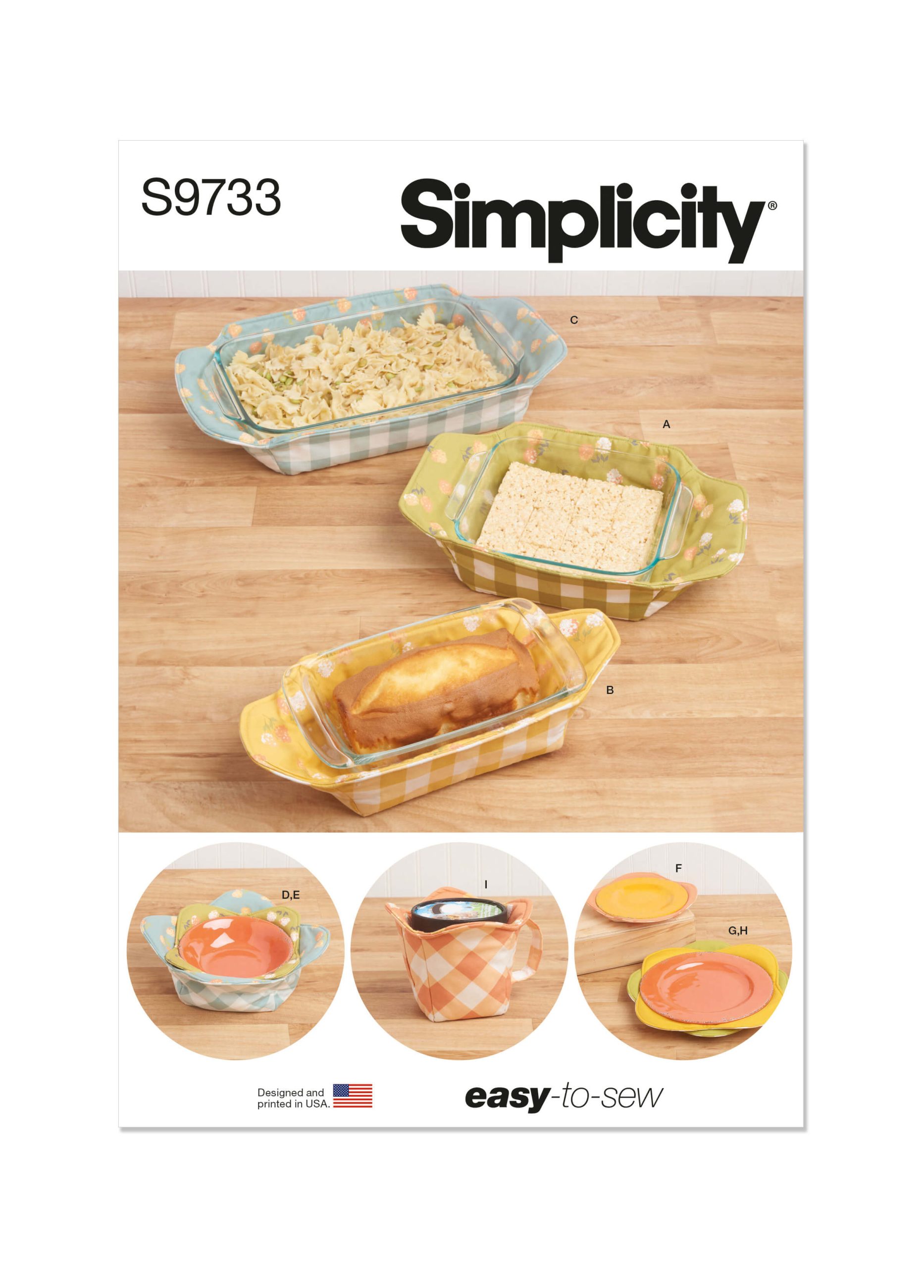 Simplicity Sewing Pattern S9733 Kitchen Cosies - Sewdirect Australia
