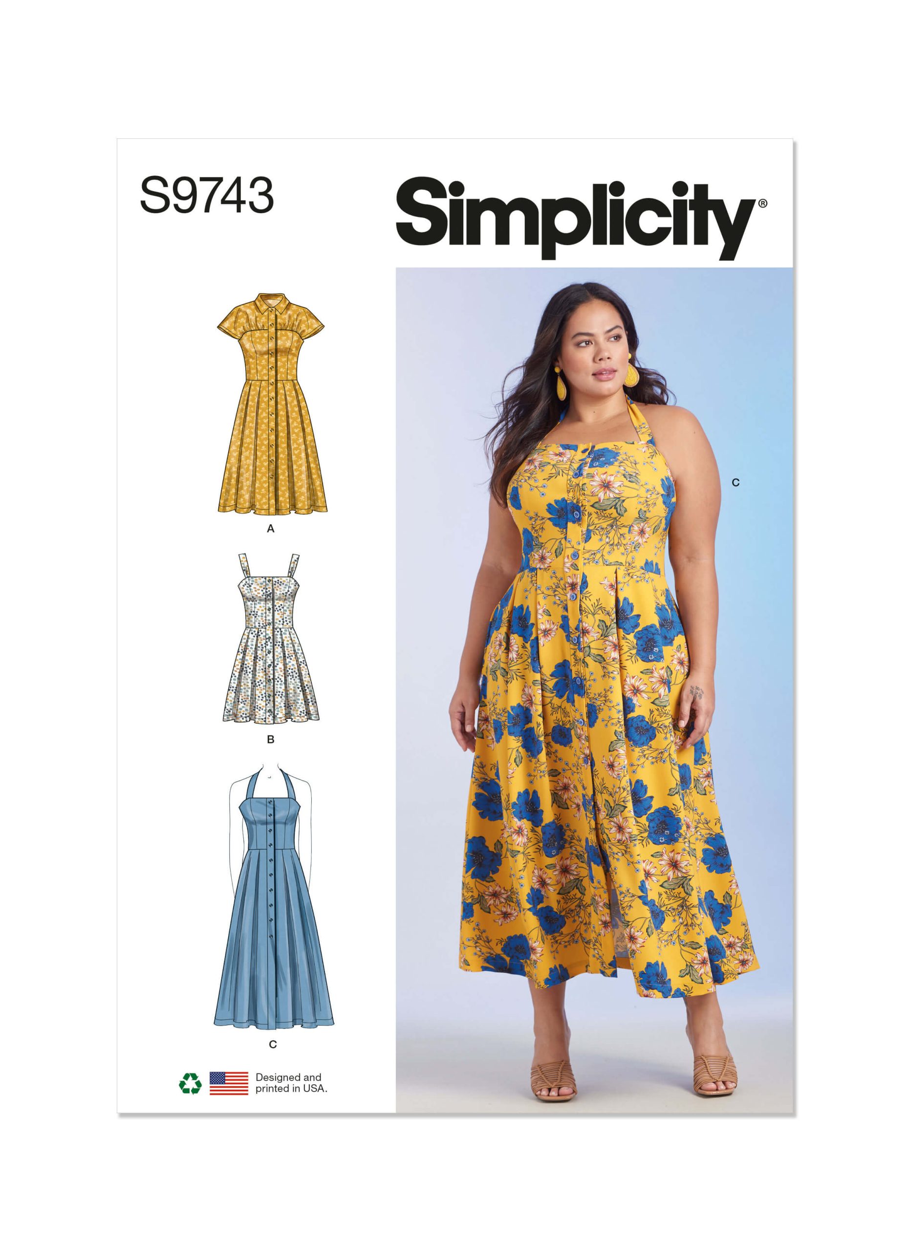 Simplicity Sewing Pattern S9743 Women’s Dresses - Sewdirect Australia