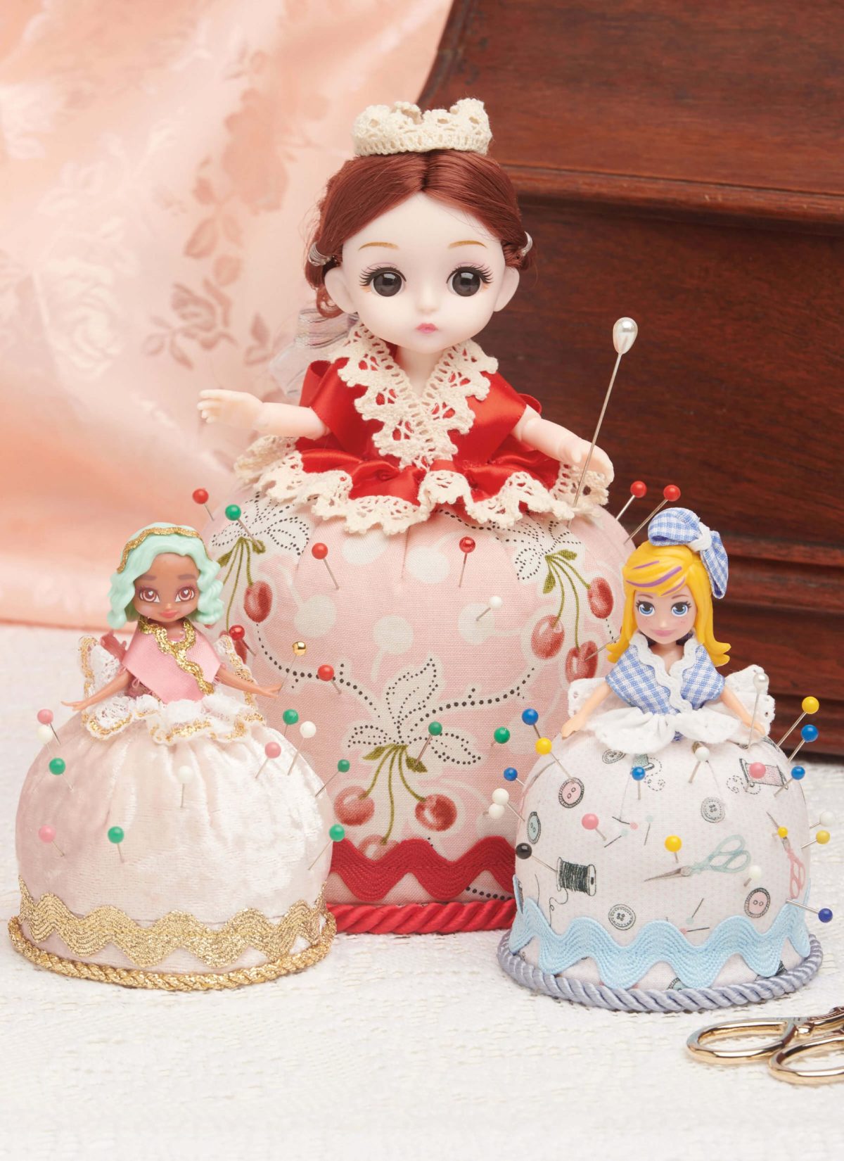 Simplicity Sewing Pattern S9809 Pincushion Dolls, Project Organizer and ...