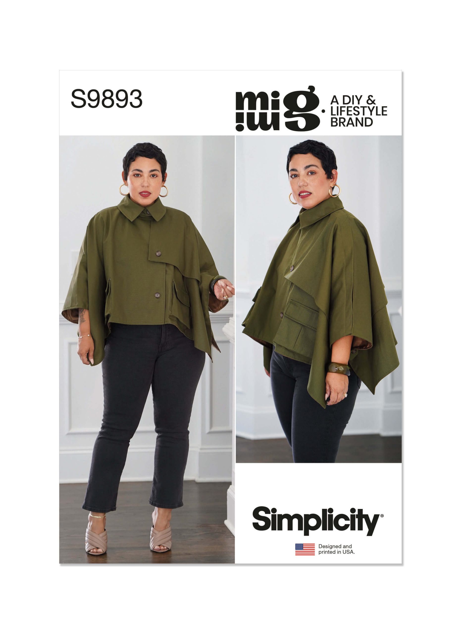 Simplicity Sewing Pattern S9893 Misses’ Cape By Mimi G Style ...