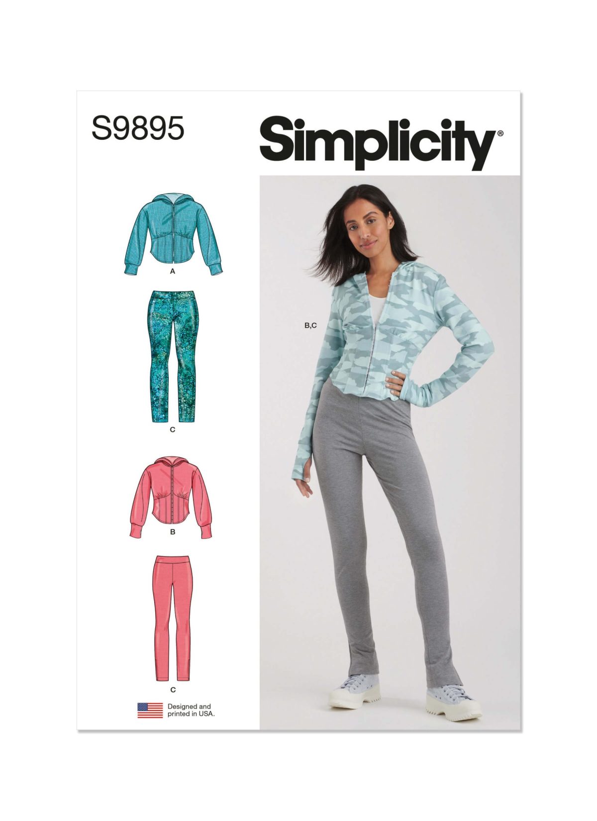 Simplicity Sewing Pattern S9895 Misses’ and Women’s Jacket and Knit ...