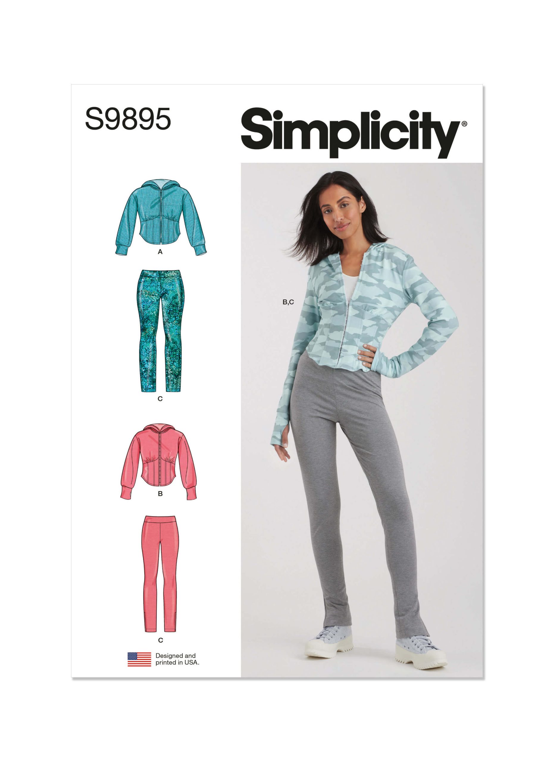 Simplicity Sewing Pattern S9895 Misses’ and Women’s Jacket and Knit ...