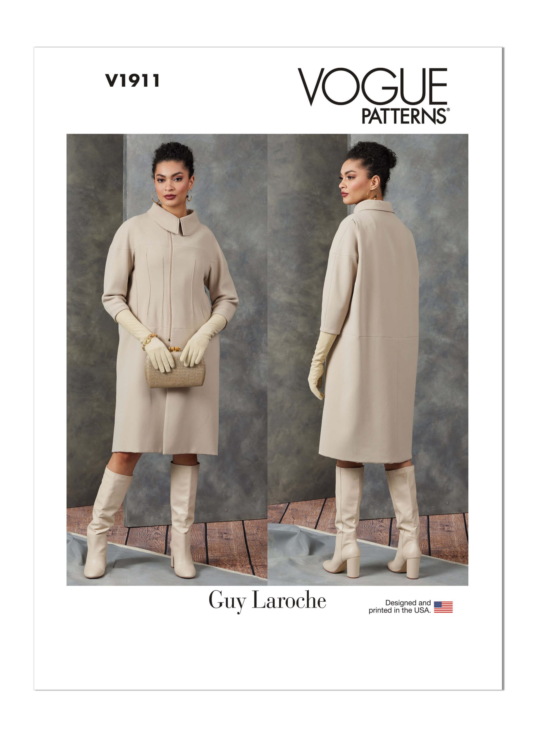Vogue Patterns V1911 Misses’ Coat by Guy Laroche - Sewdirect Australia