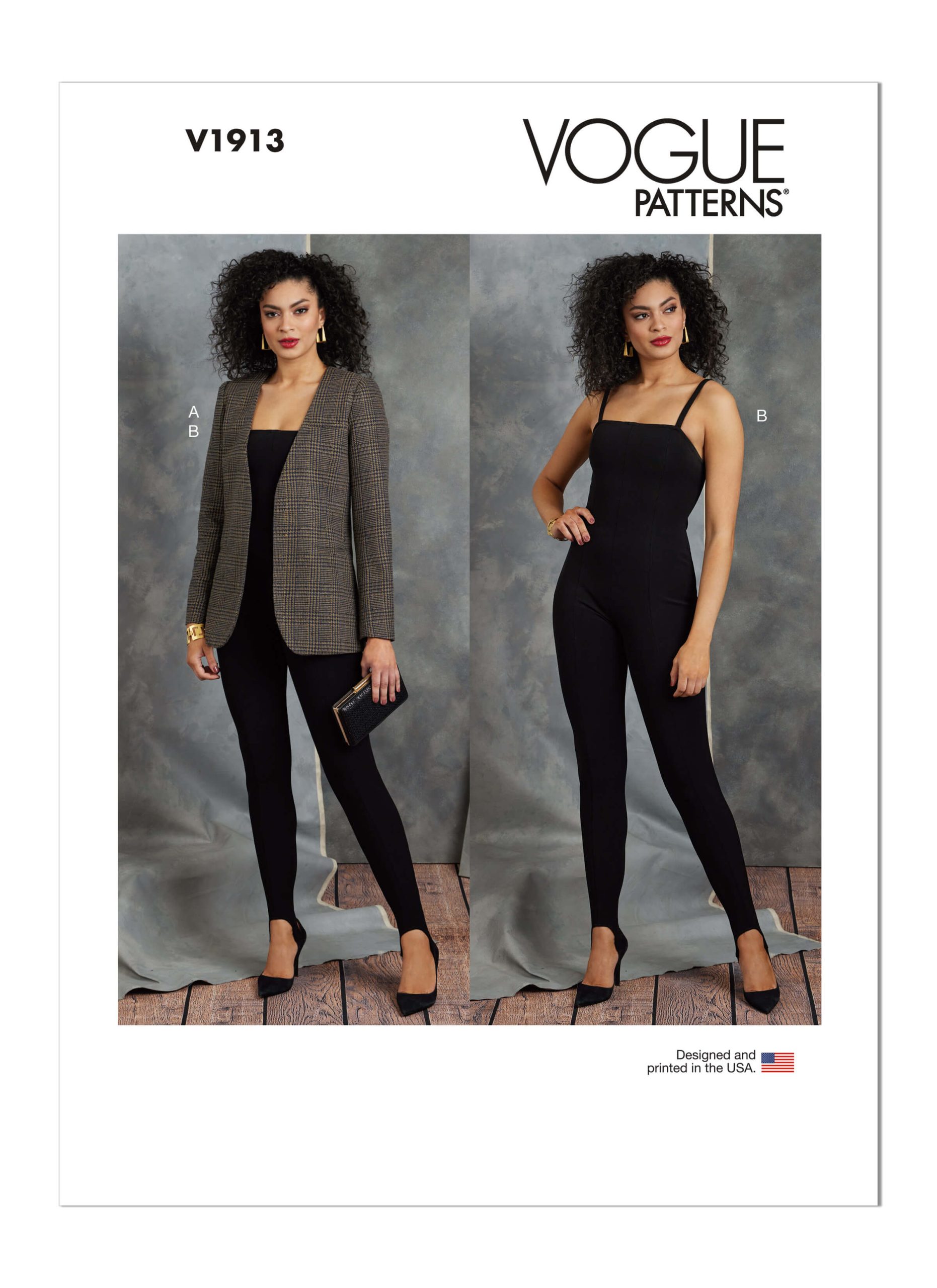 Vogue Patterns V1913 Misses’ Blazer and Jumpsuit - Sewdirect Australia