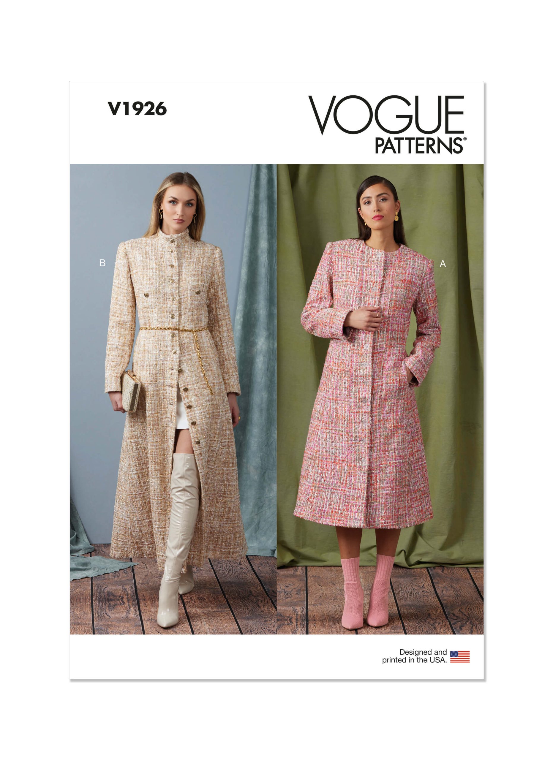 Vogue Patterns V1926 Misses’ Coat - Sewdirect Australia